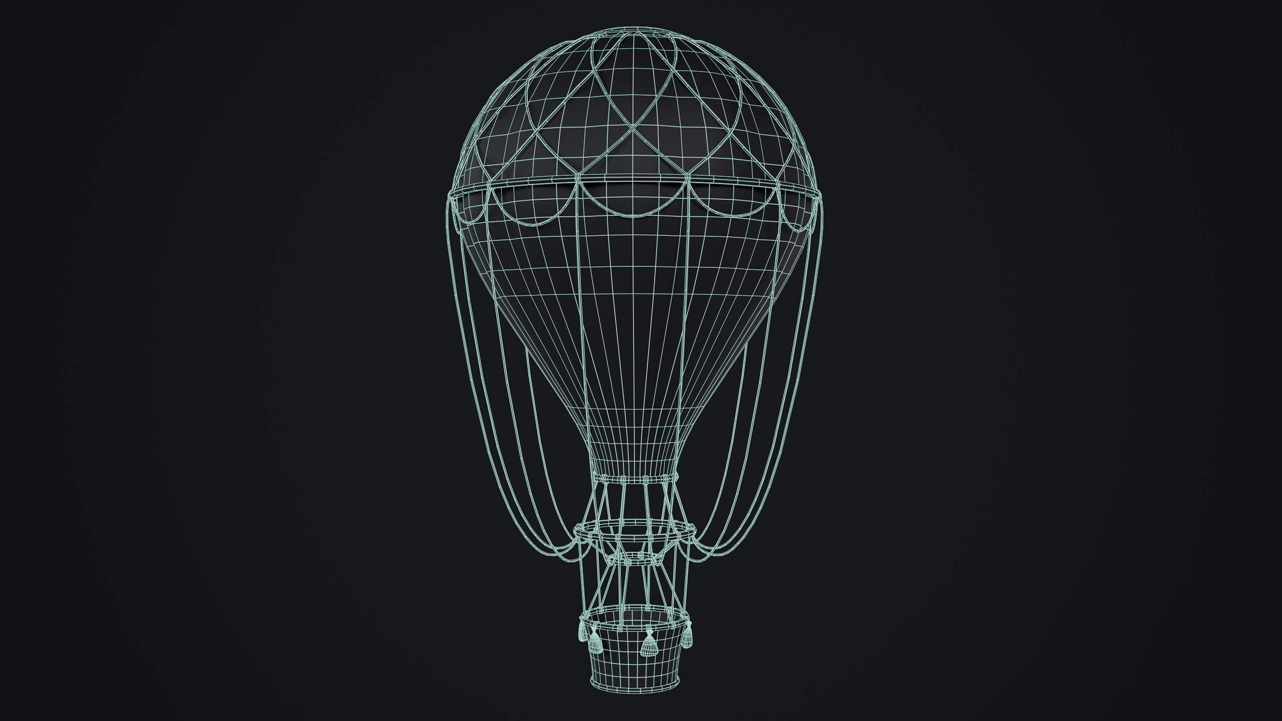 Hot Air Ballon - 3D Model by Kaipis