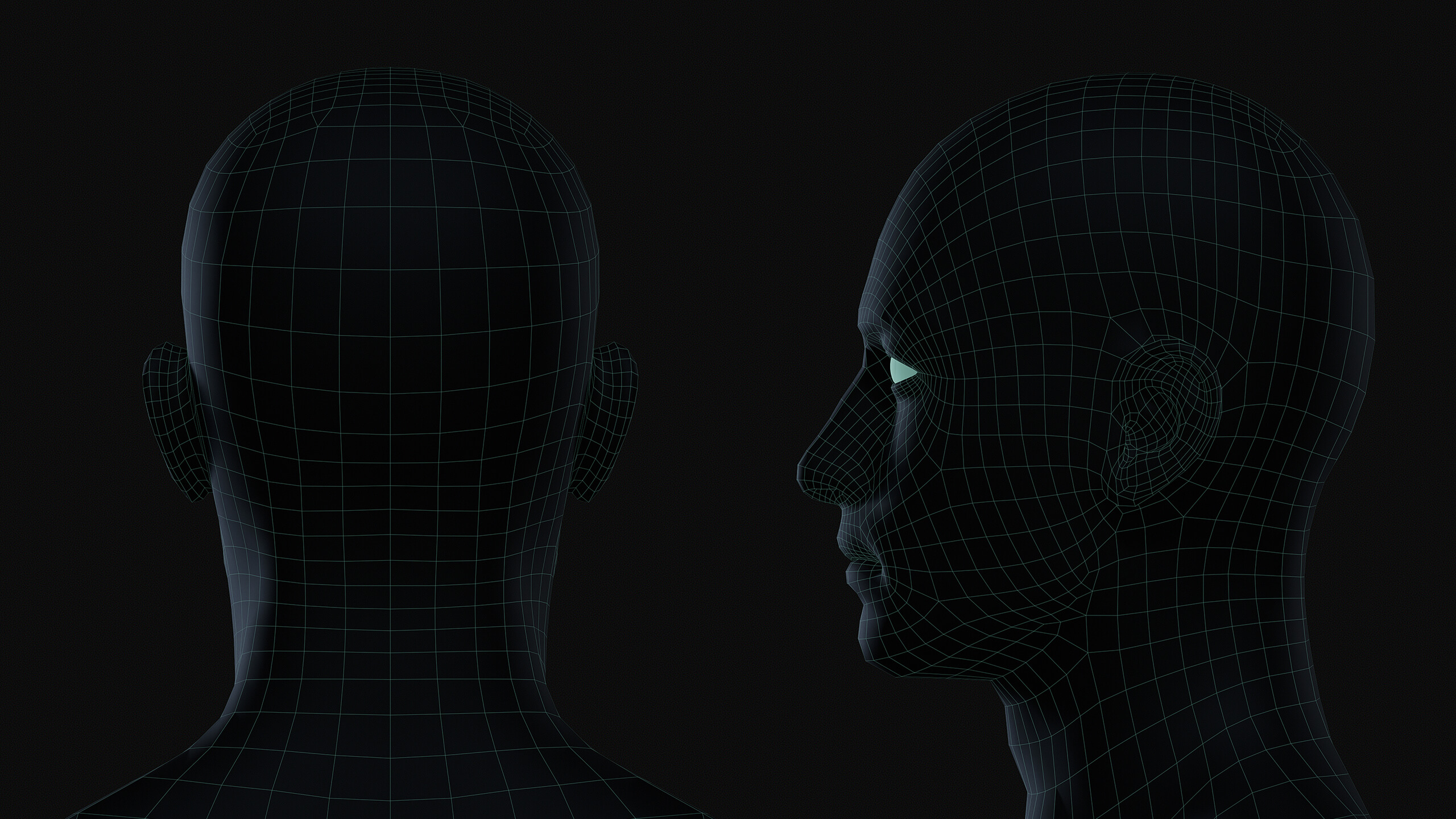 Realistic Athletic Human Body Base Mesh - 3D Model by Kaipis