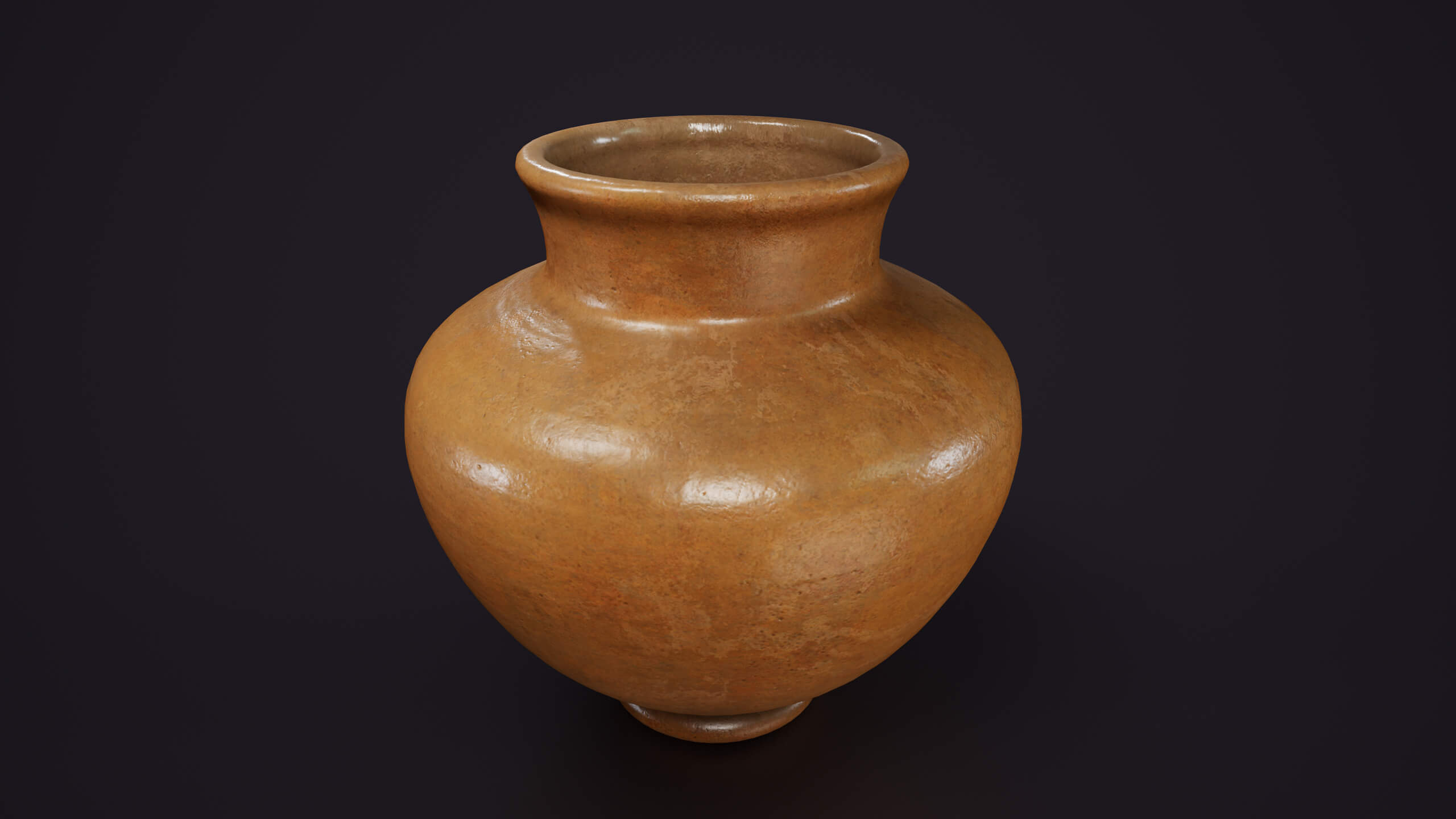 Set of 6 Clay Pots - 3D Model by Kaipis