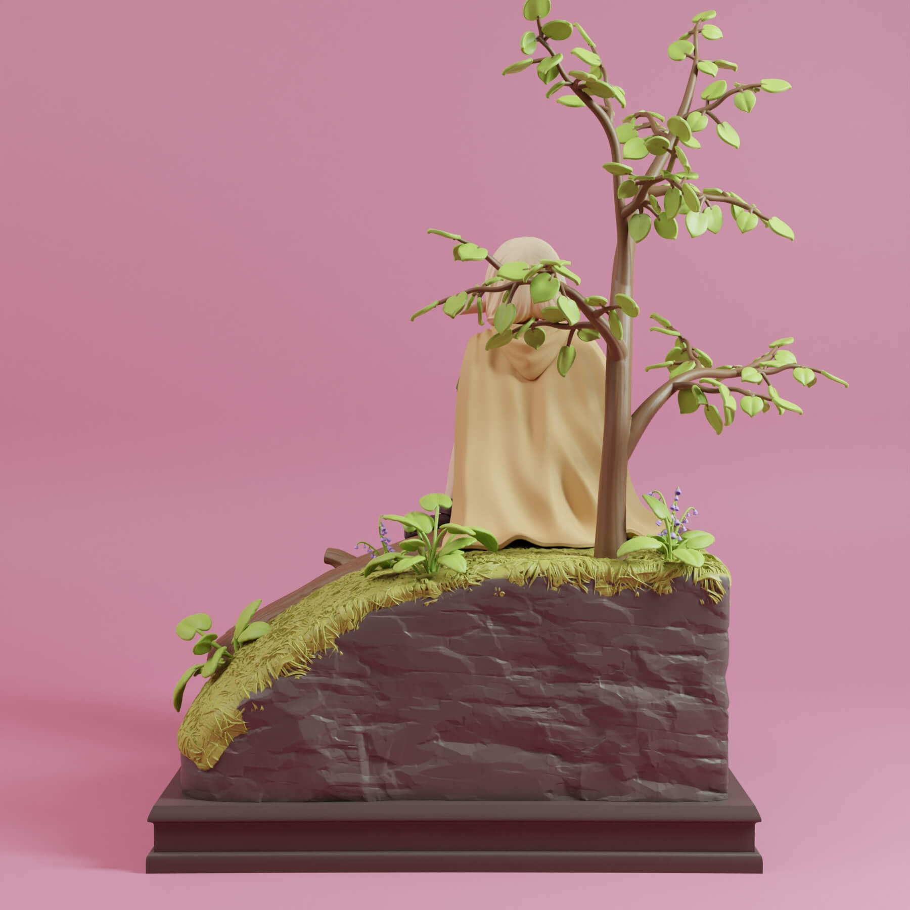 Anime Wood Elf - V2 - 3D Print Model by KalaDrash