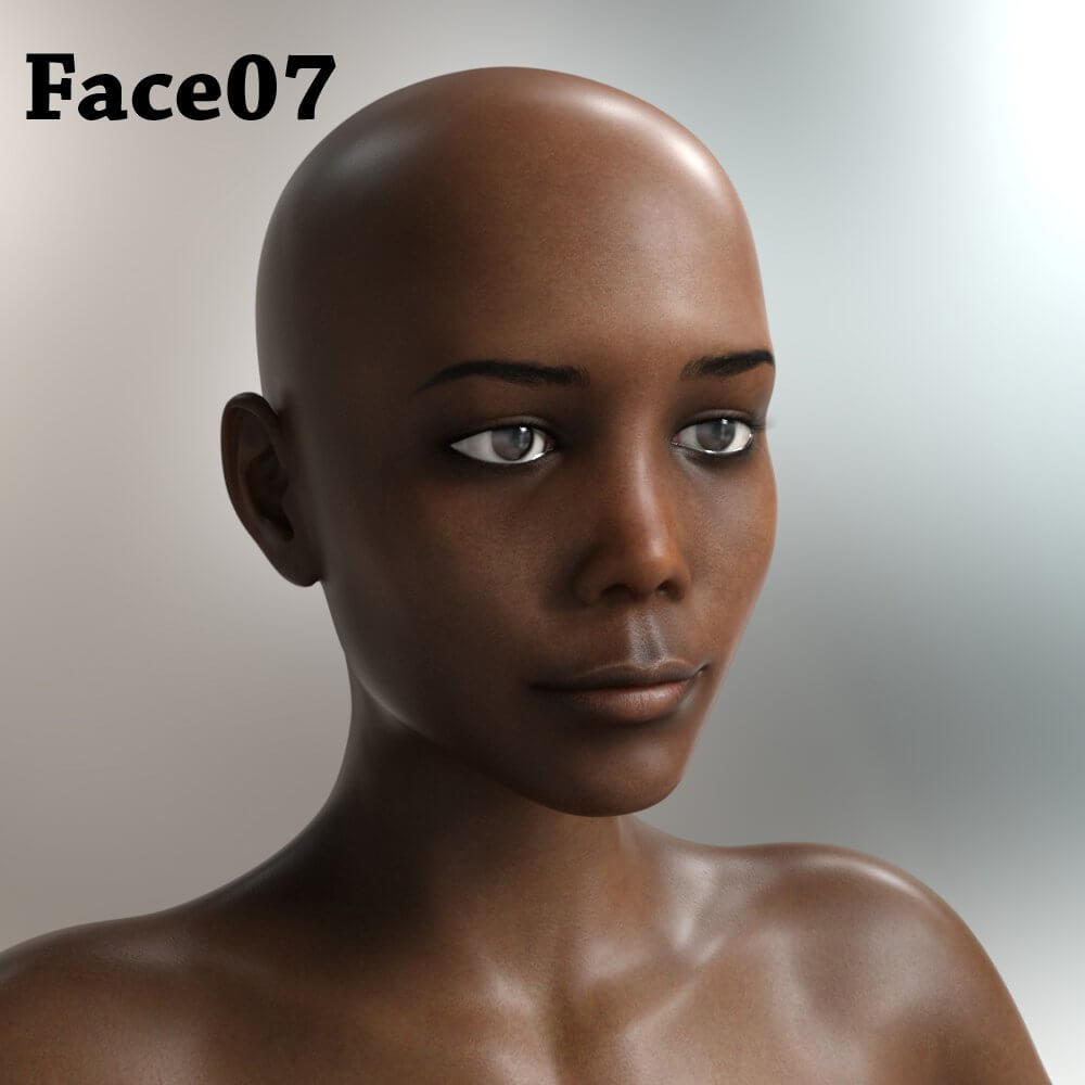 Afro Woman Morph Set - Daz Content by kalhh