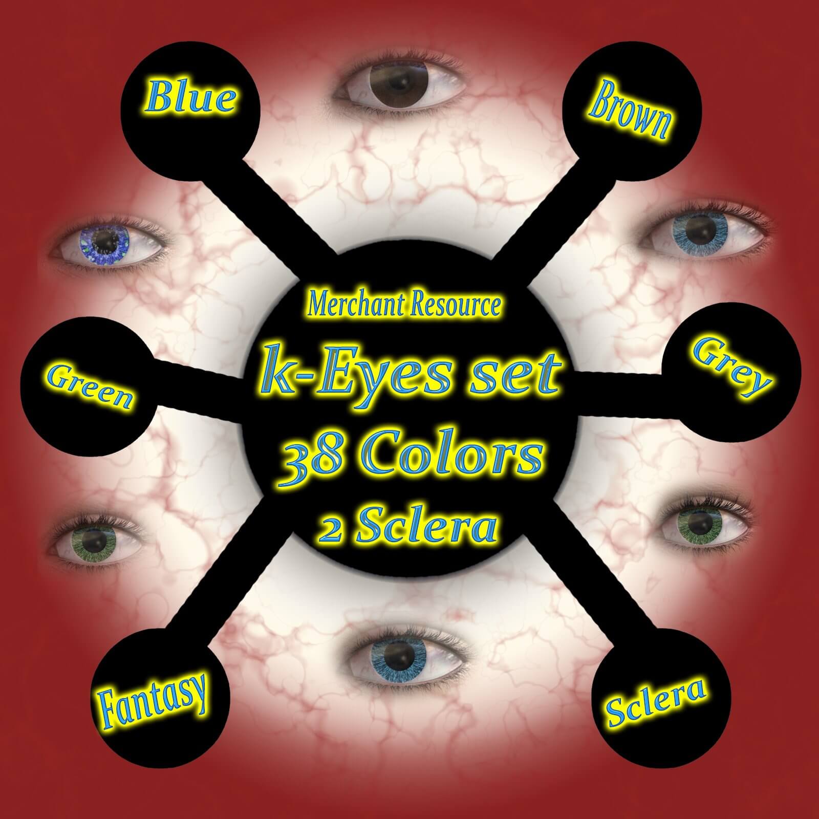 k-Eyes Merchant Resource Daz Content by kalhh