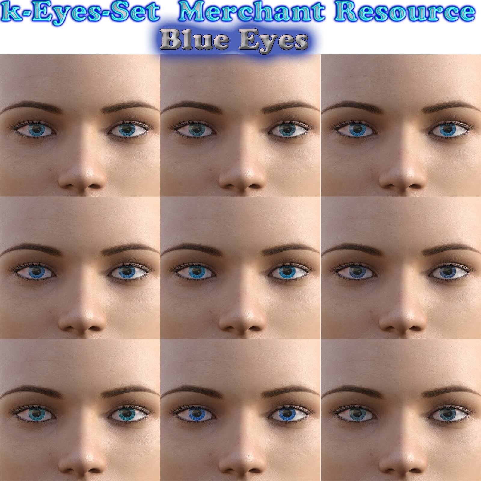 k-Eyes Merchant Resource Daz Content by kalhh