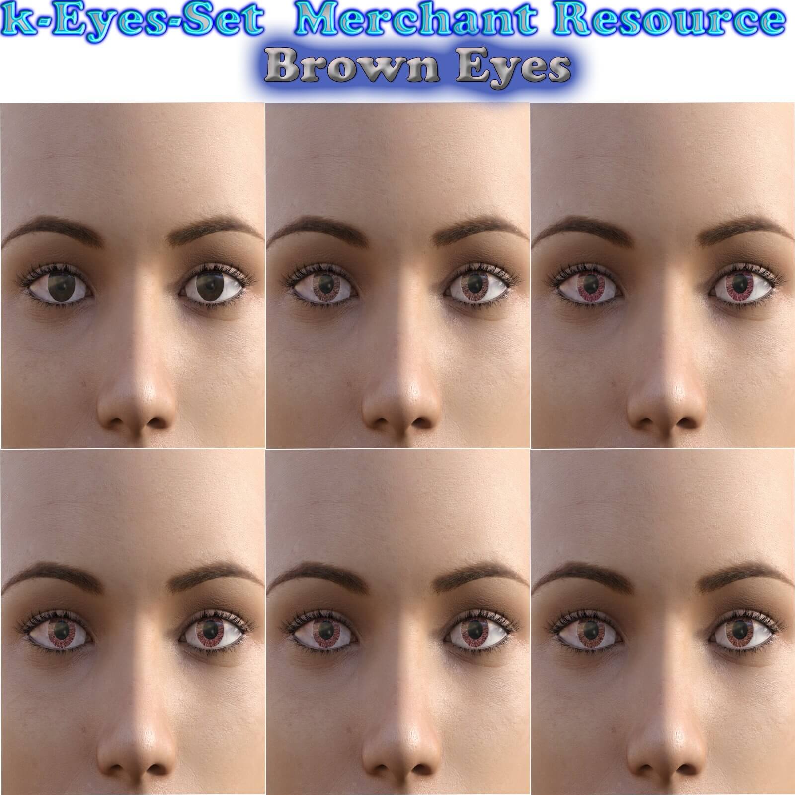 k-Eyes Merchant Resource Daz Content by kalhh