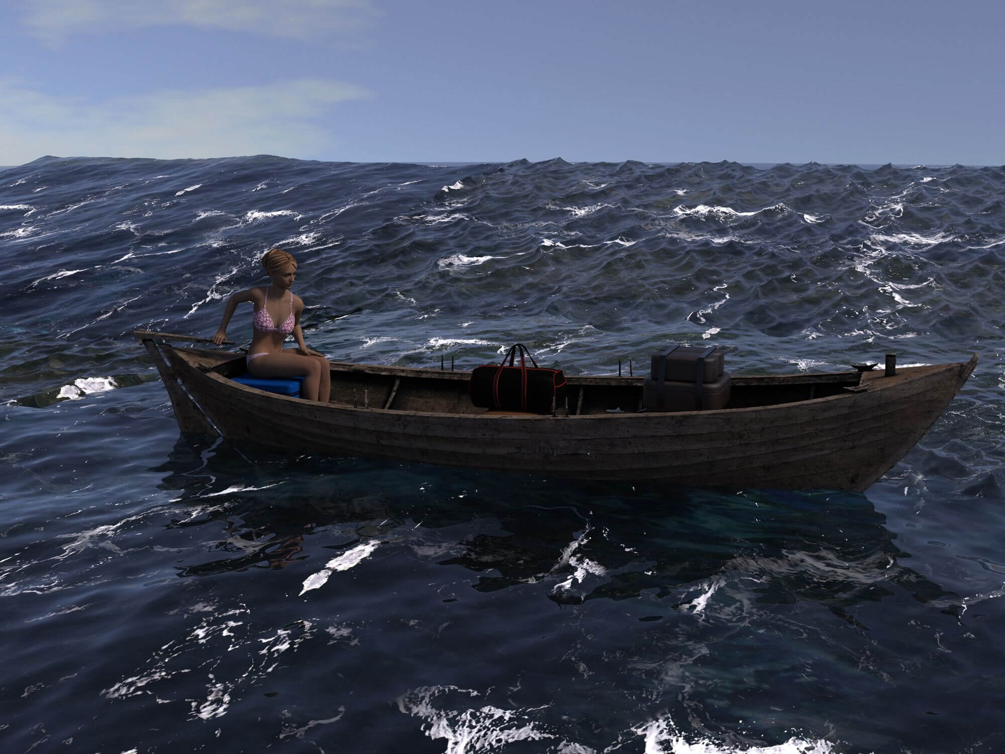 Old Boat - Free Daz Content by kalhh