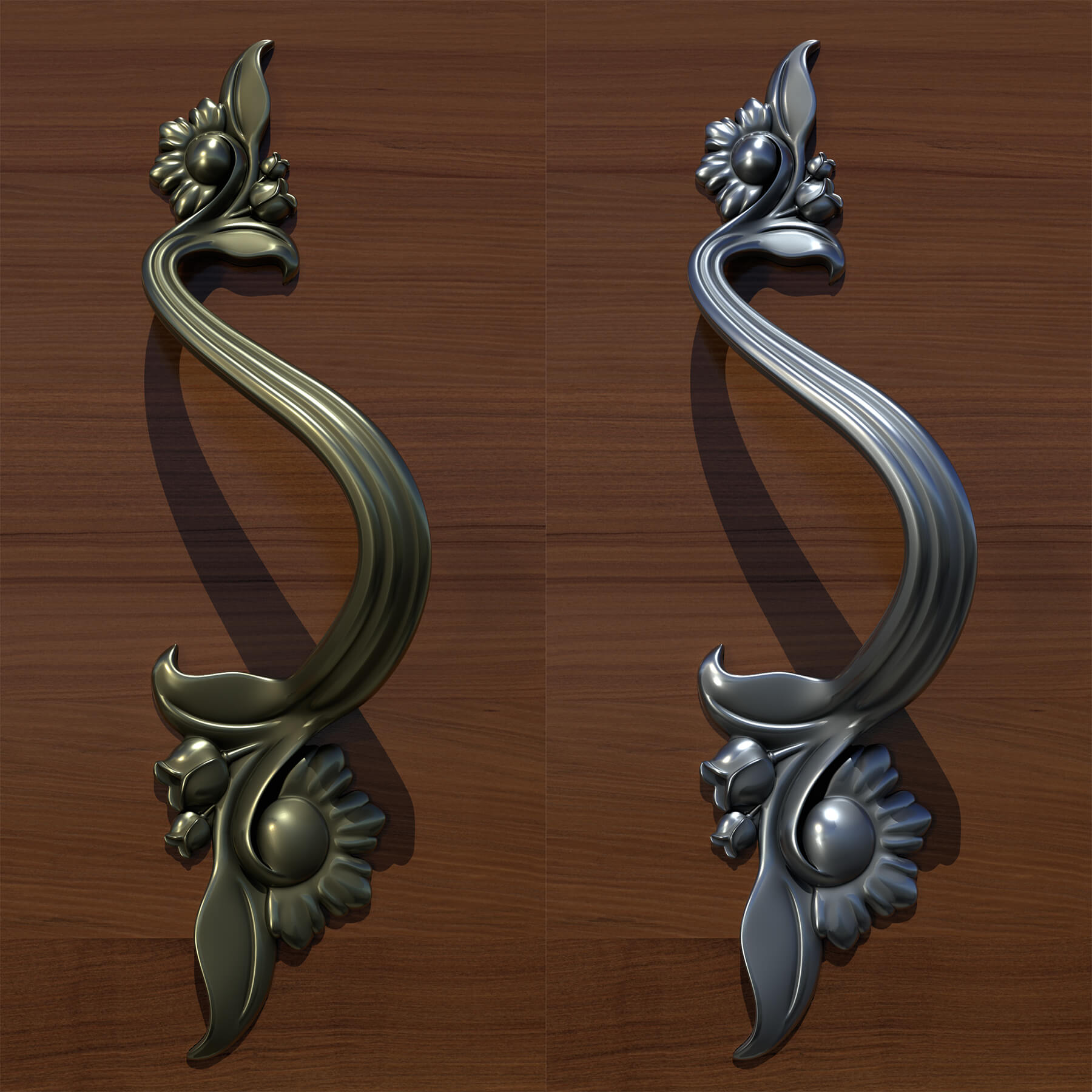 Handles Vol 06 - 3D Model by Kallie5103