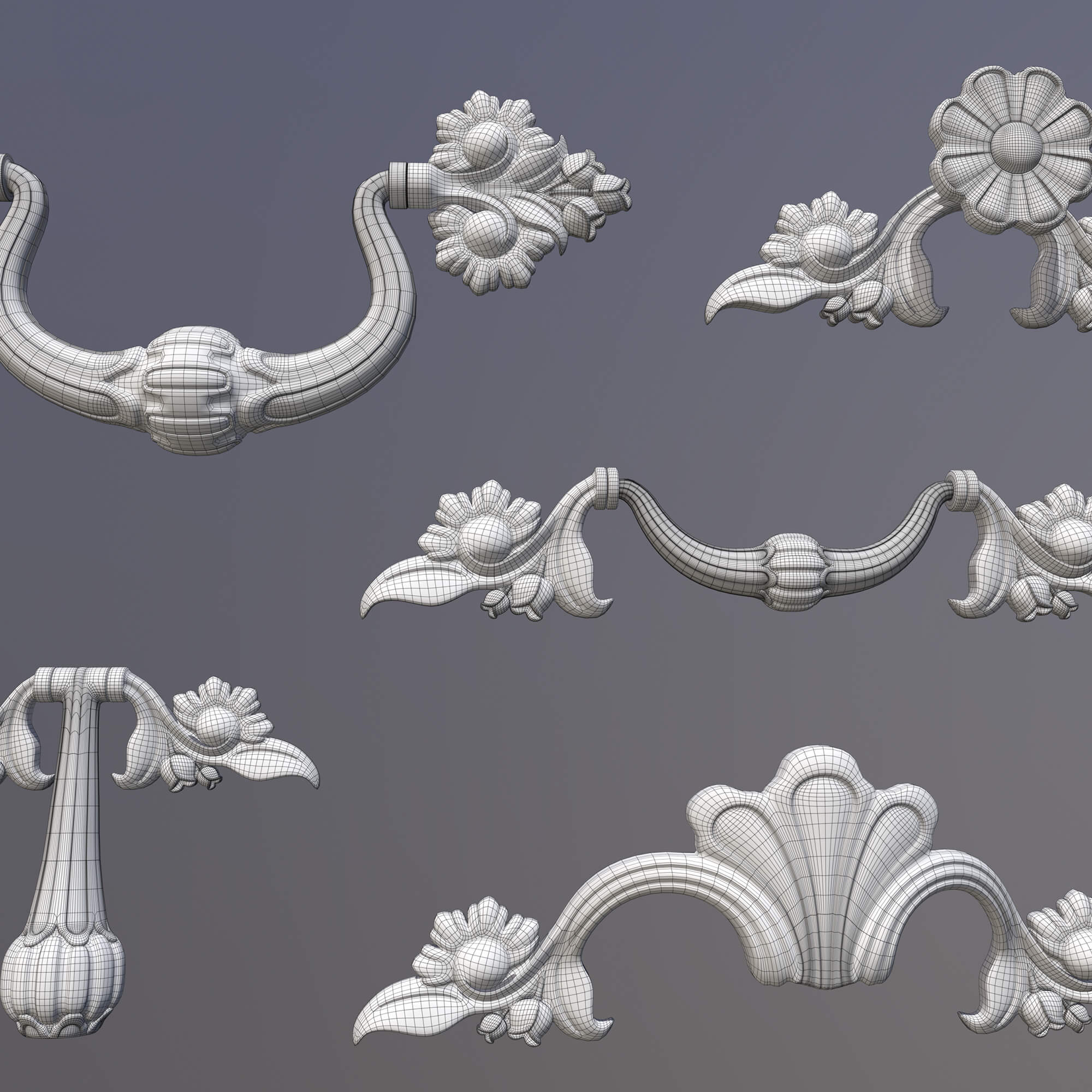 Handles Vol 06 - 3D Model by Kallie5103