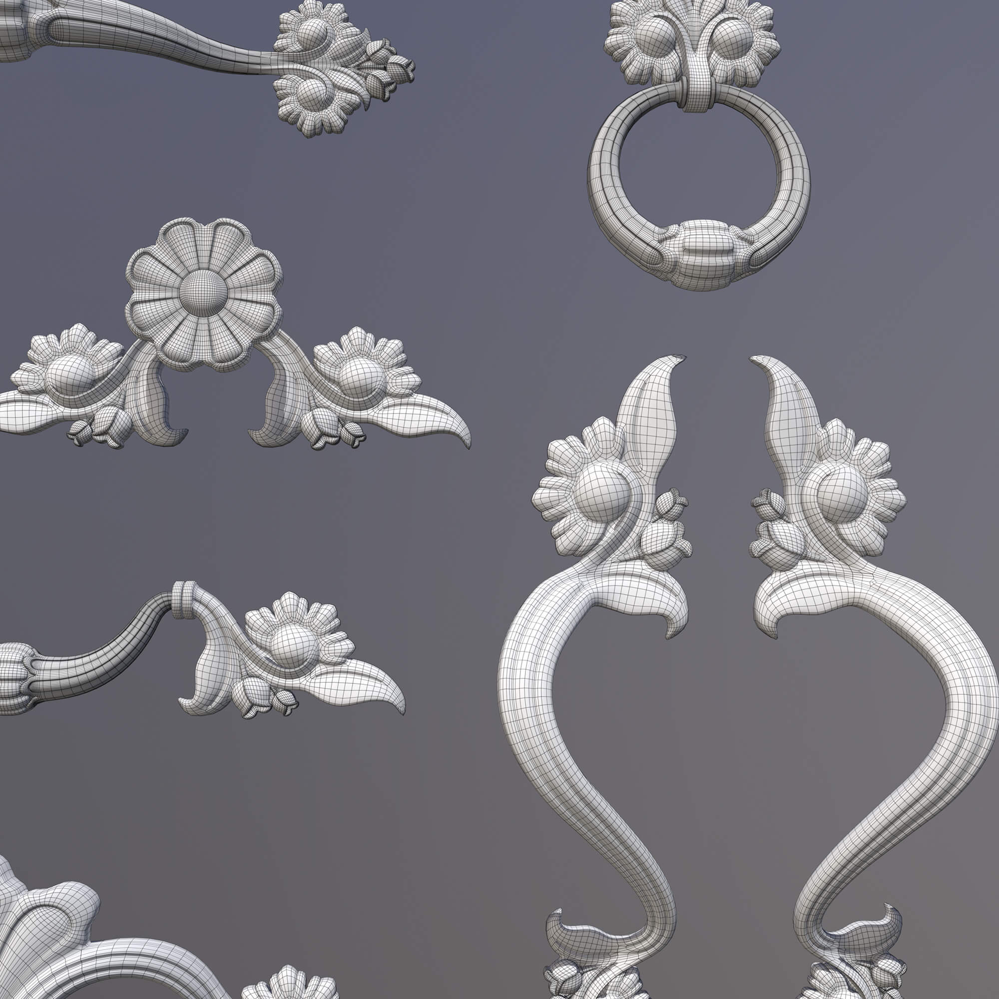 Handles Vol 06 - 3D Model by Kallie5103