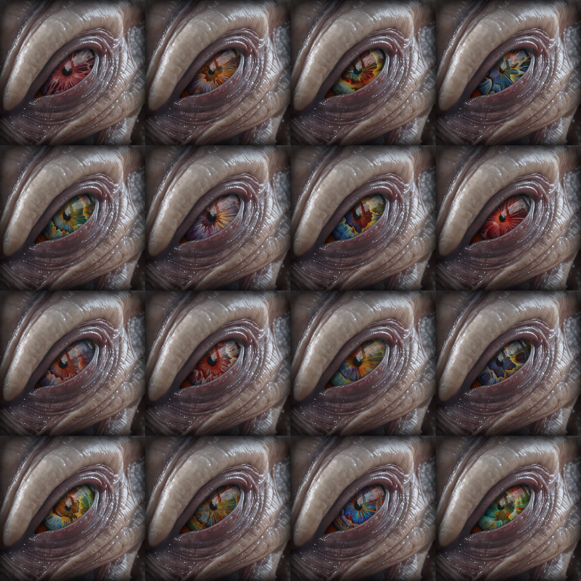 Alien Fantasy Eyes Vol 04 - PBR 3D Texture by Kallie5103