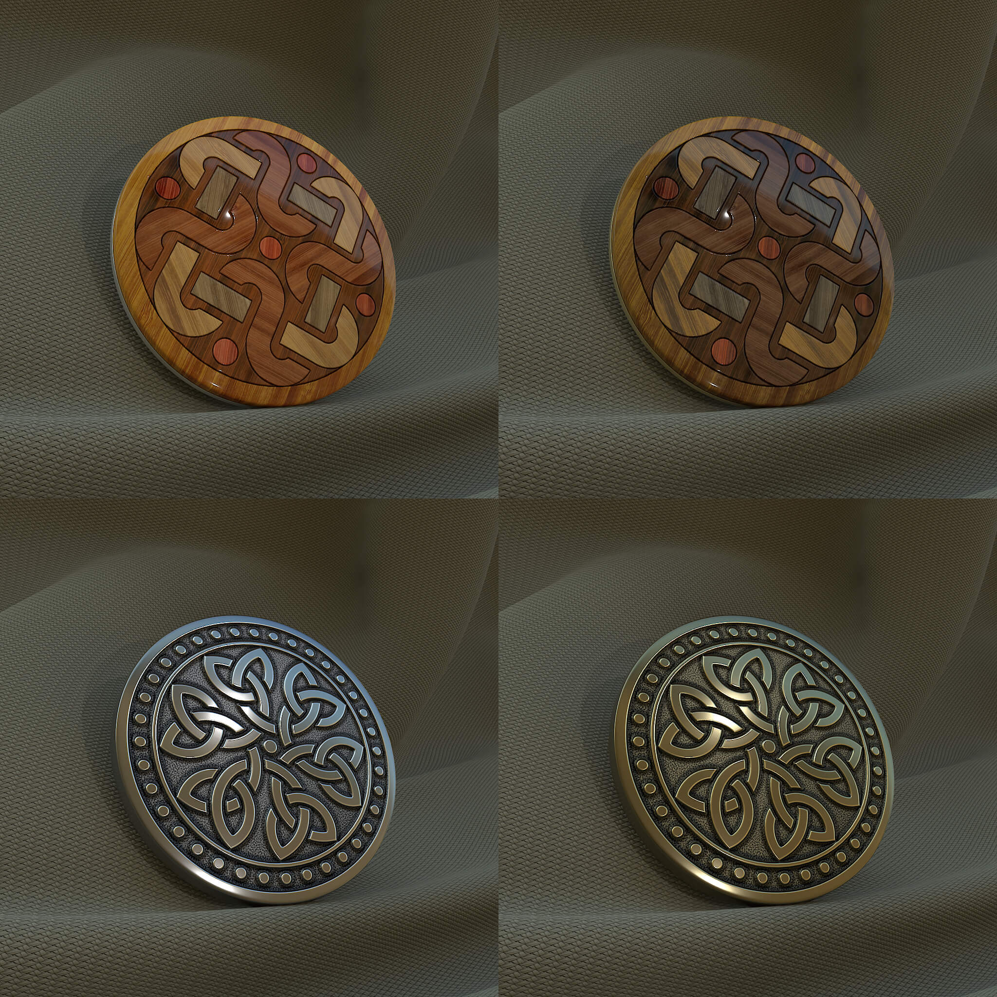 Buttonup 02 PBR - 3D Texture by Kallie5103