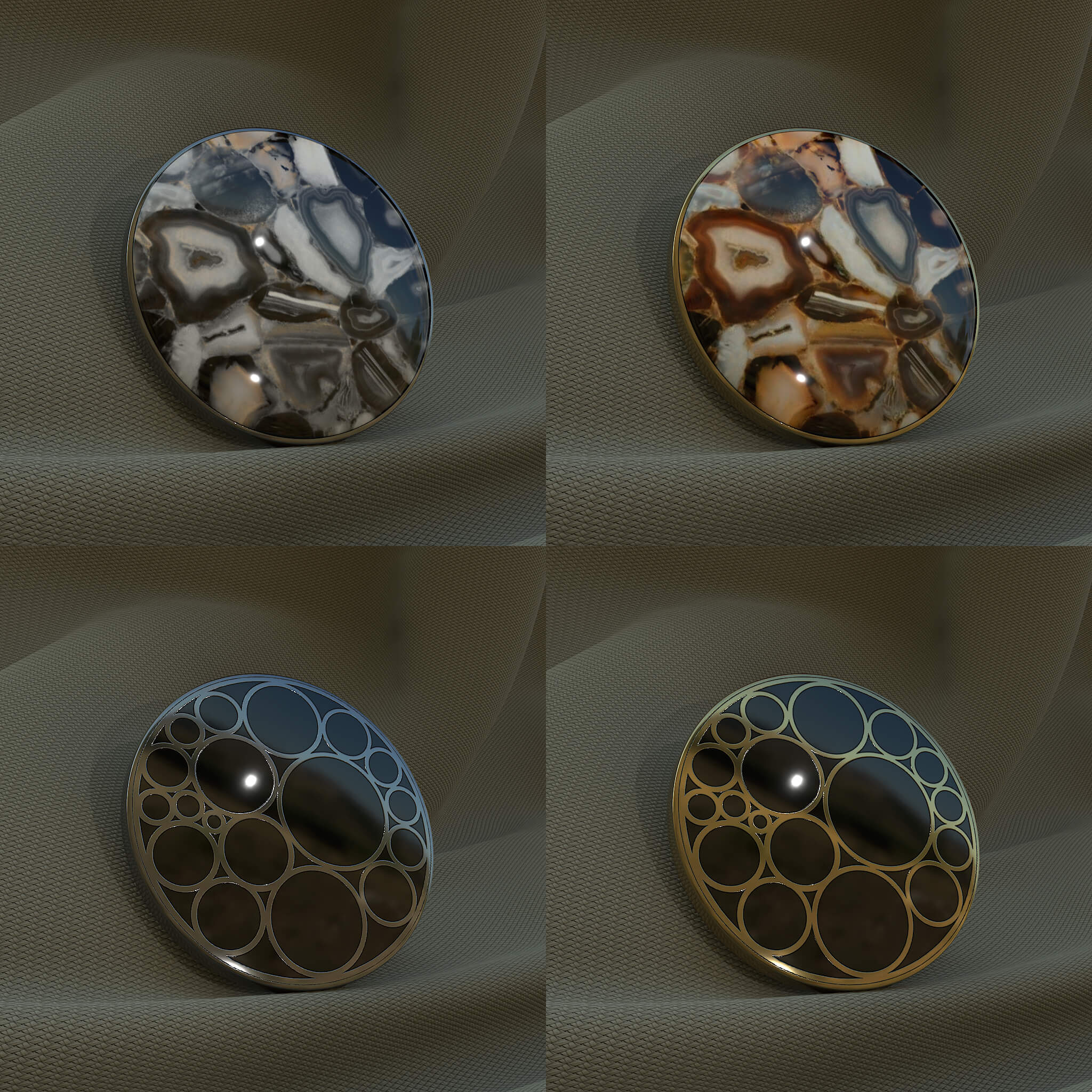 Buttonup 02 PBR - 3D Texture by Kallie5103