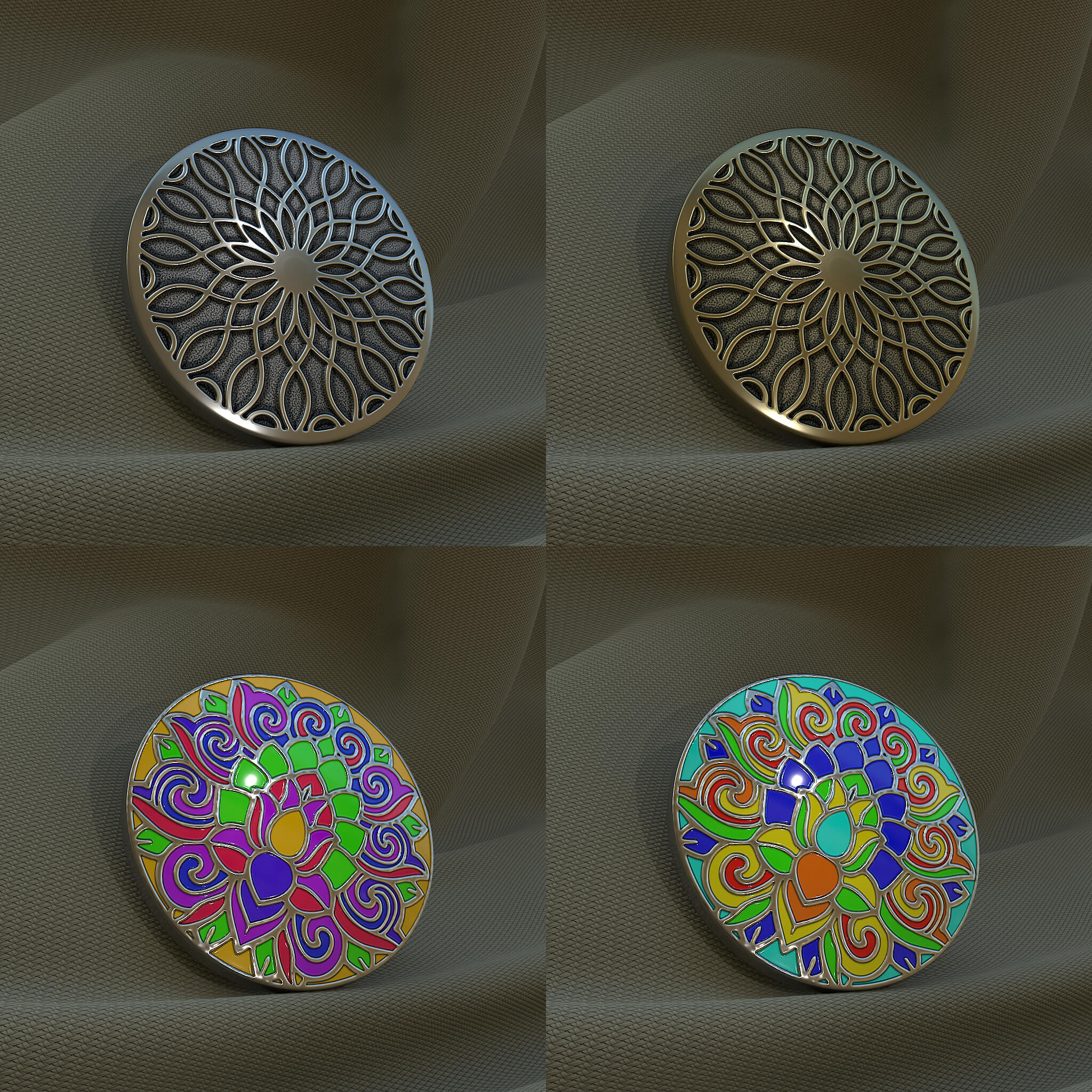 Buttonup 02 PBR - 3D Texture by Kallie5103