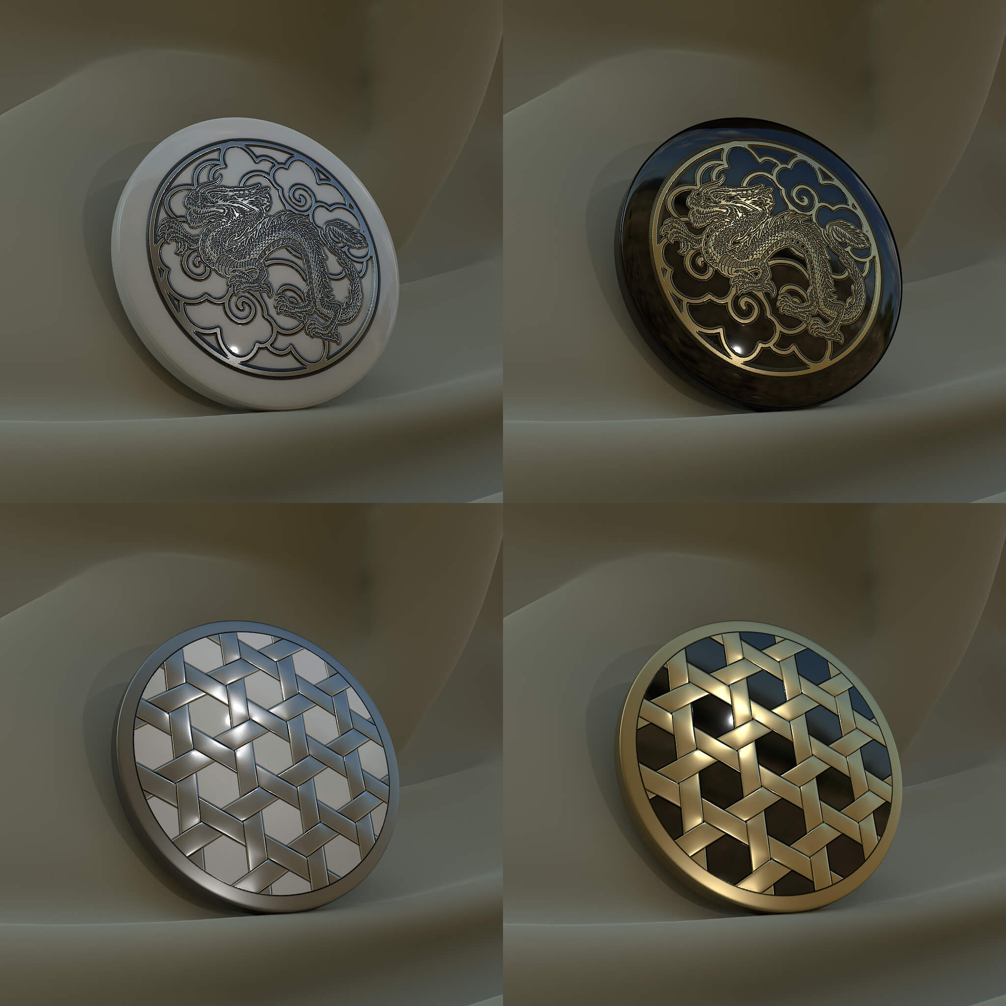 Buttonup 02 PBR - 3D Texture by Kallie5103