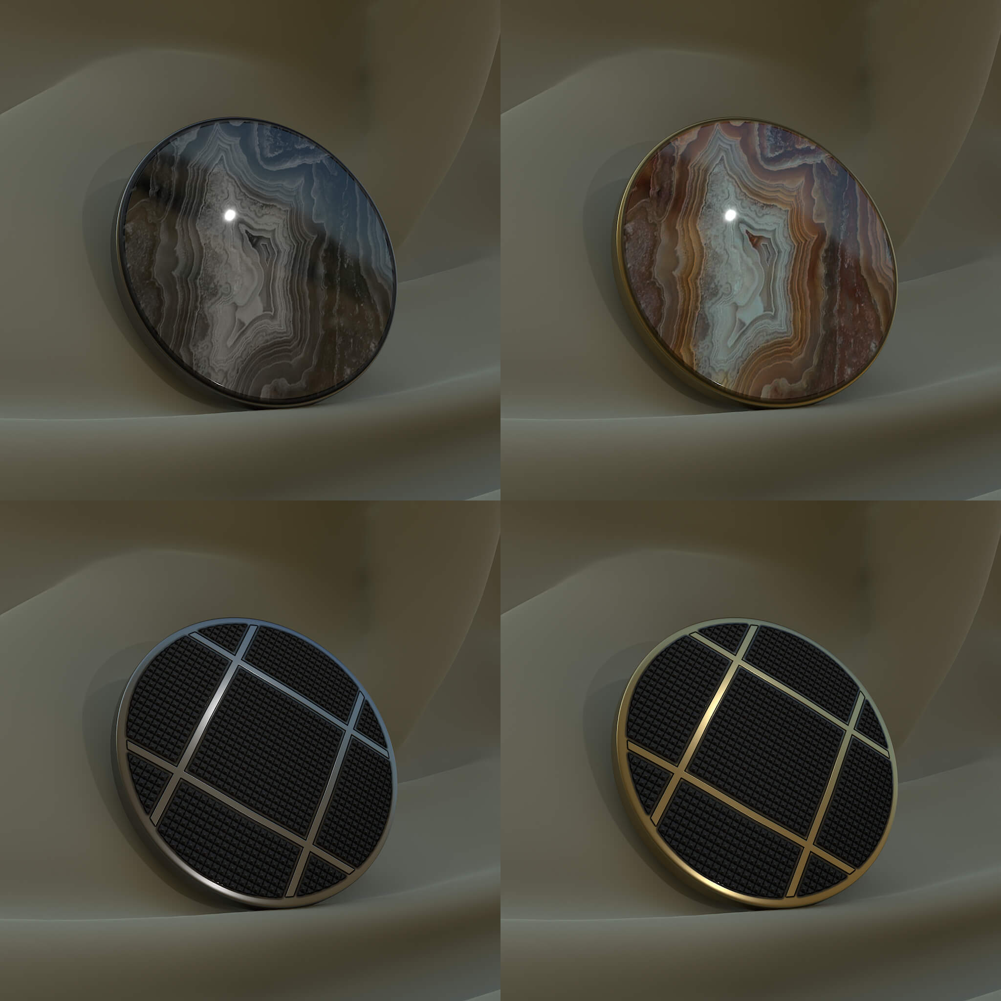 Buttonup 02 PBR - 3D Texture by Kallie5103