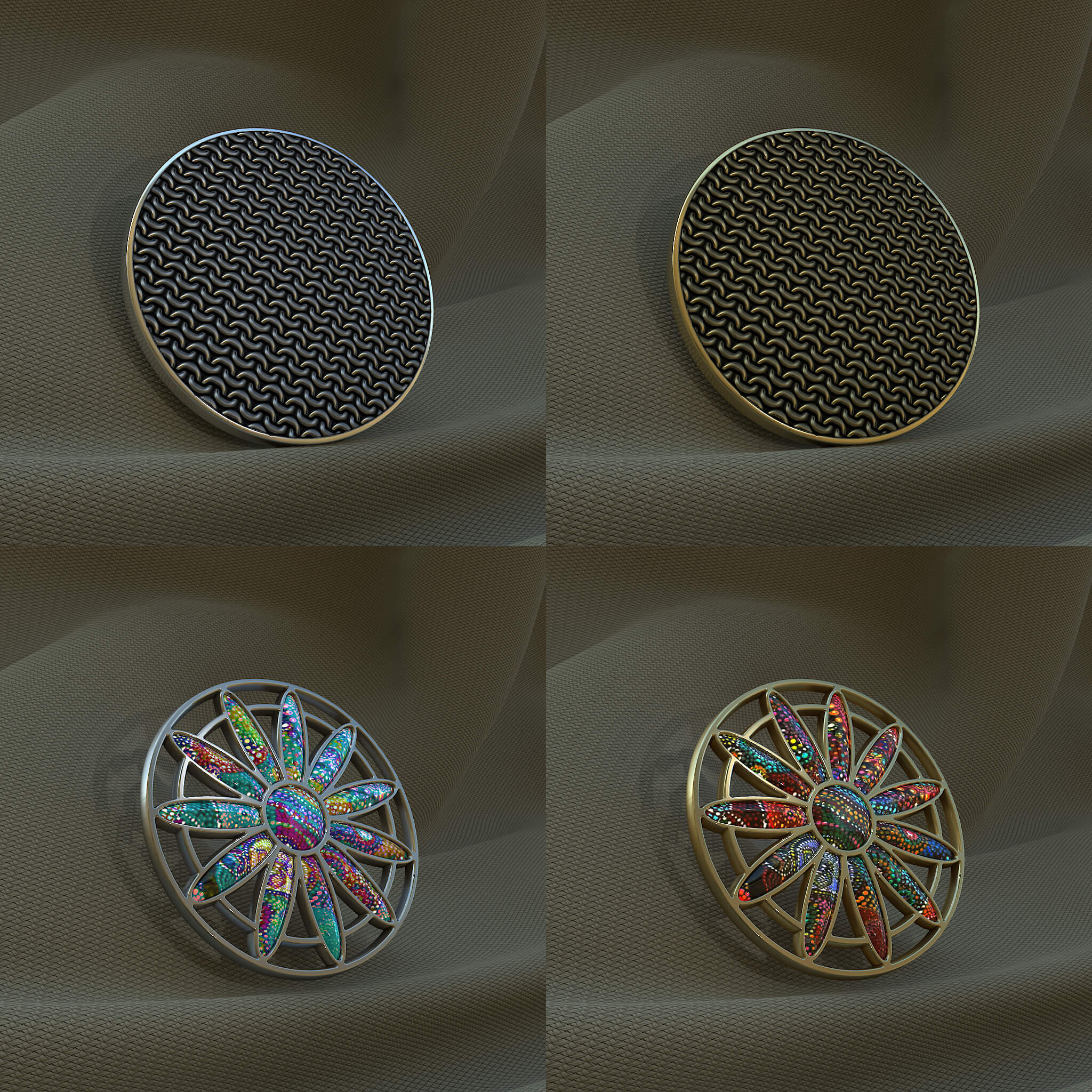 Buttonup 02 PBR - 3D Texture by Kallie5103