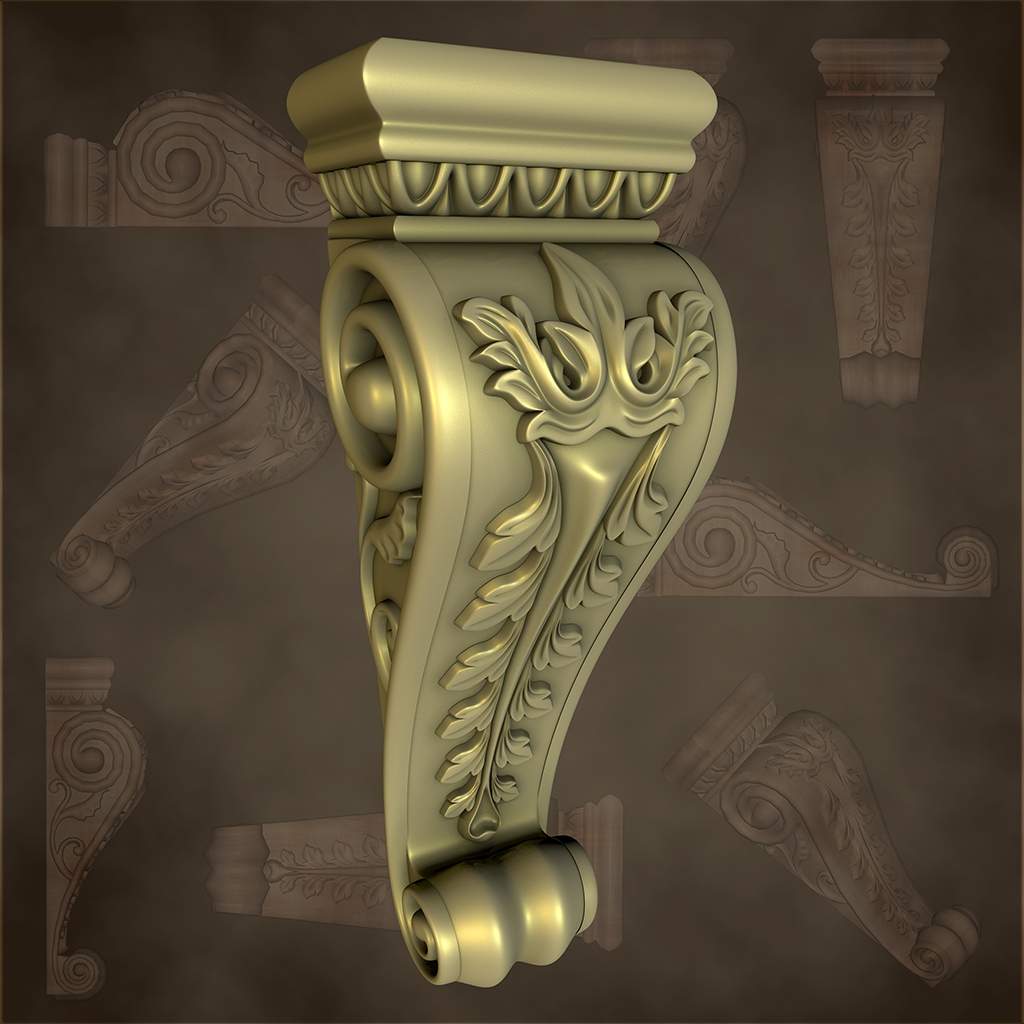 Corbels Vol 01 - Free 3D Model by Kallie5103