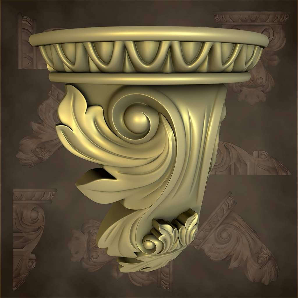 Corbels Vol 01 - Free 3D Model by Kallie5103