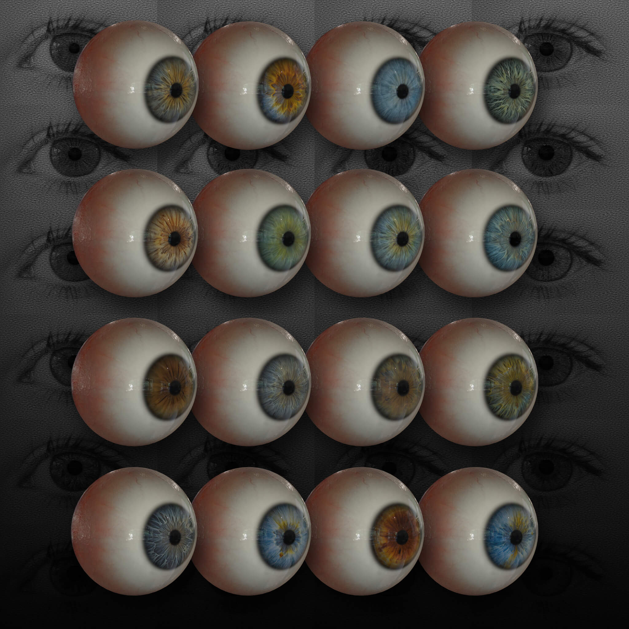 Eye See You - Vol 01 - Refraction 3D Material or Shader by Kallie5103