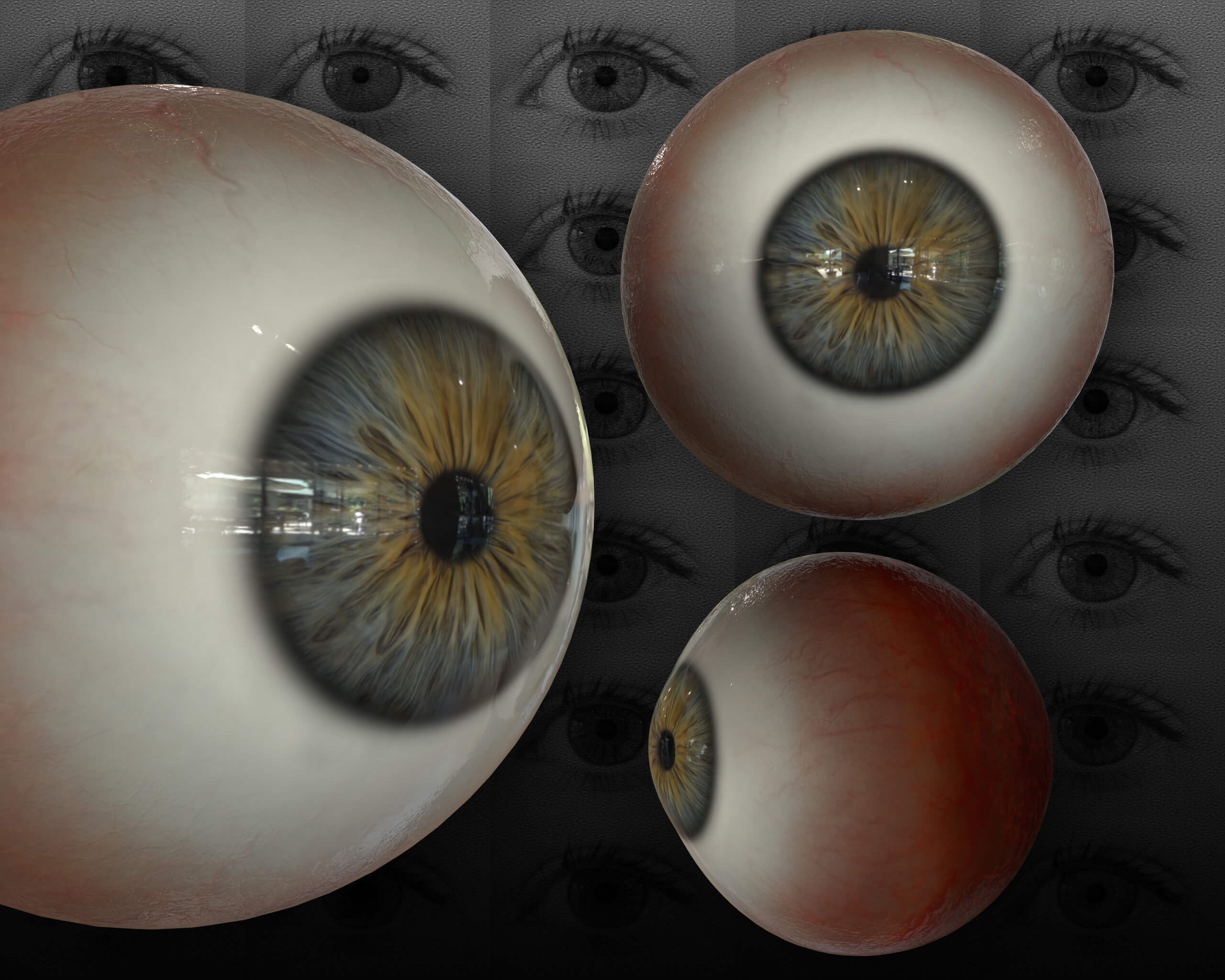 Eye See You - Vol 01 - Refraction 3D Material or Shader by Kallie5103