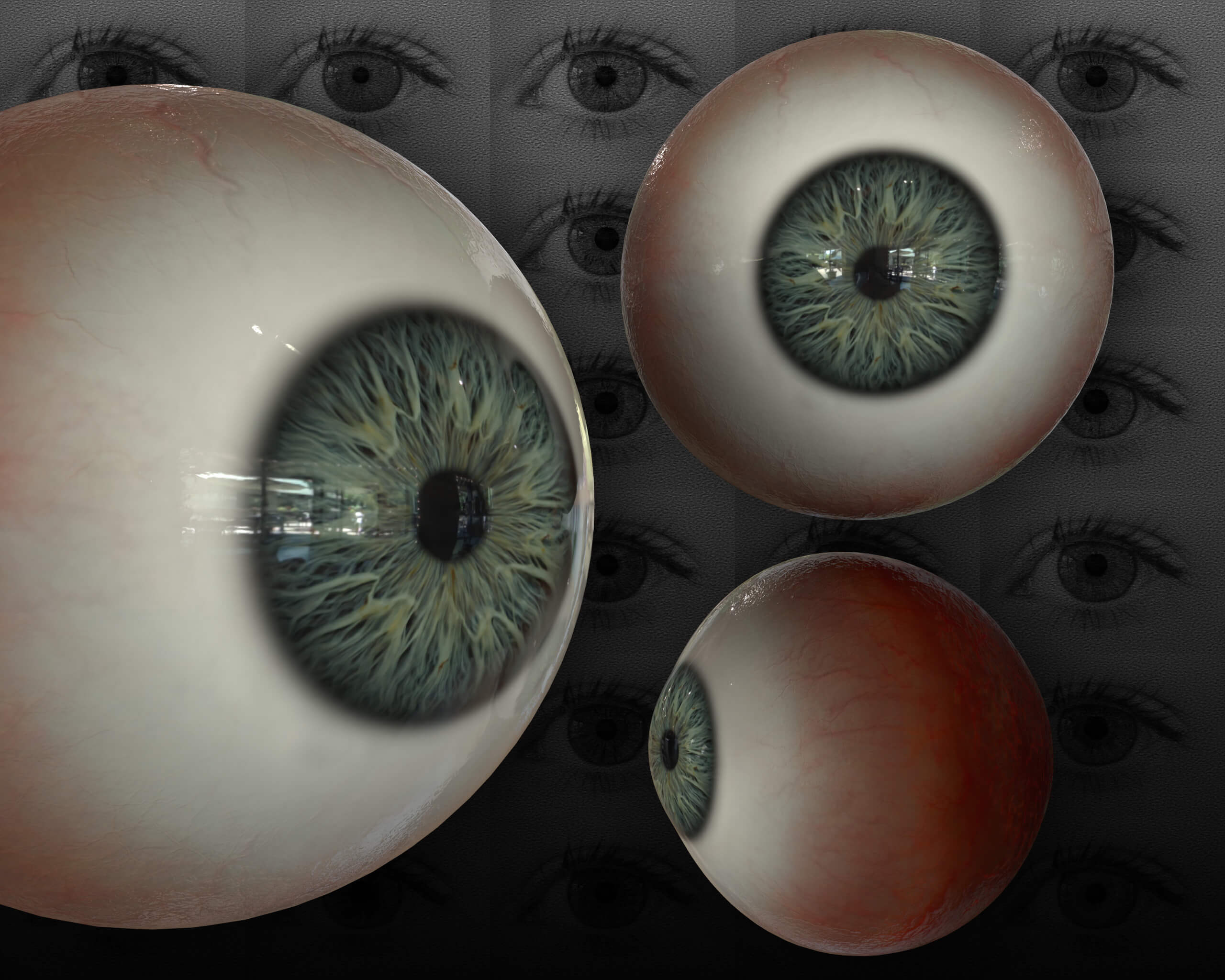 Eye See You - Vol 01 - Refraction 3D Material or Shader by Kallie5103