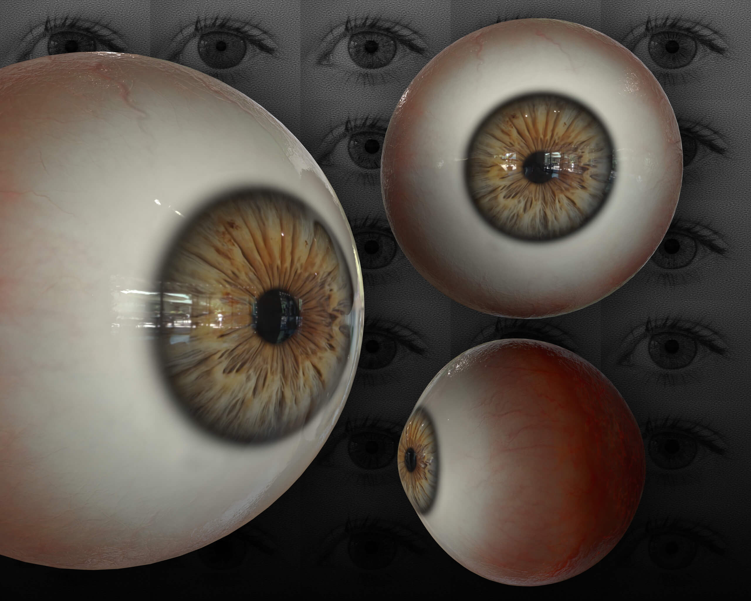 Eye See You - Vol 01 - Refraction 3D Material or Shader by Kallie5103