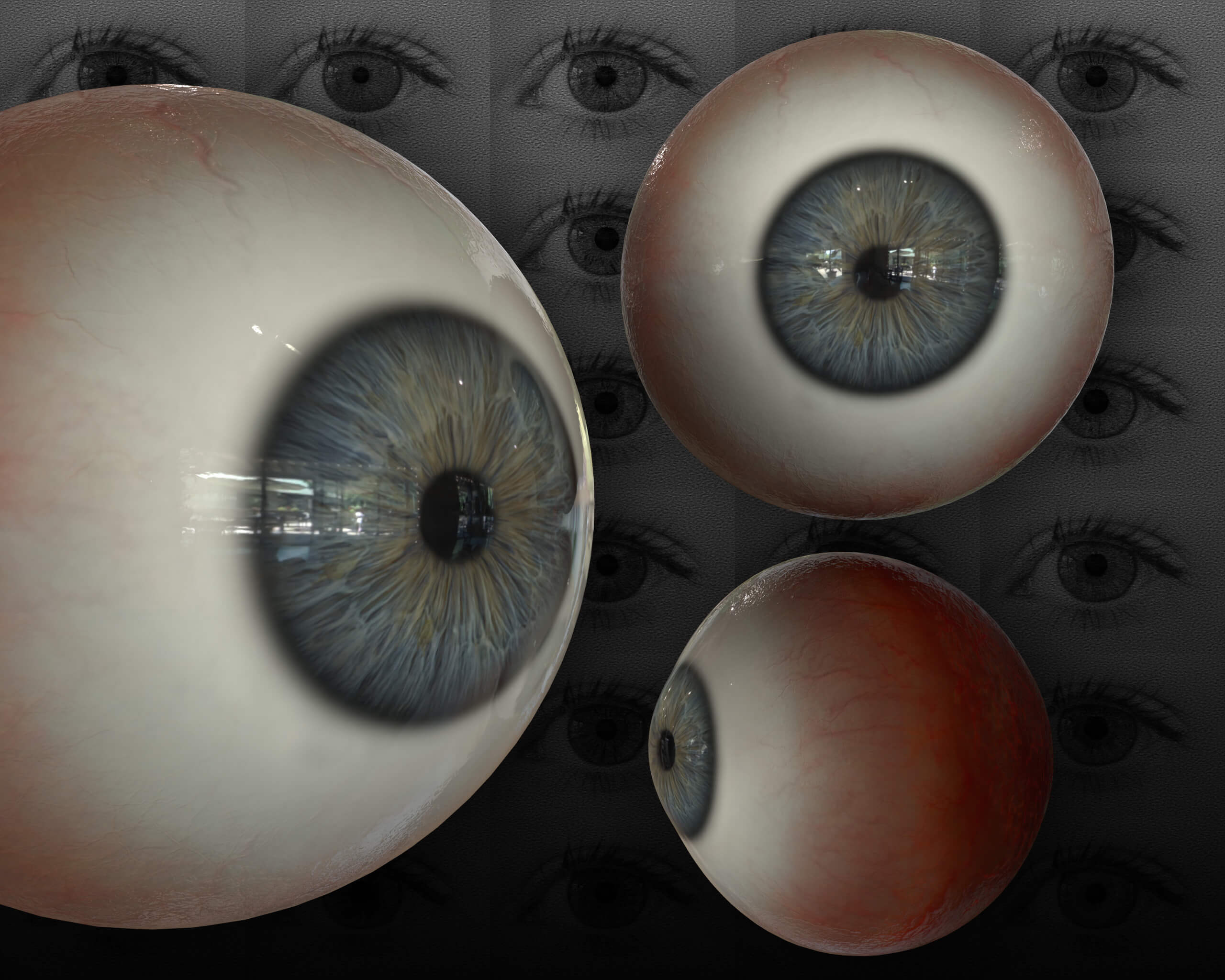 Eye See You - Vol 01 - Refraction 3D Material or Shader by Kallie5103