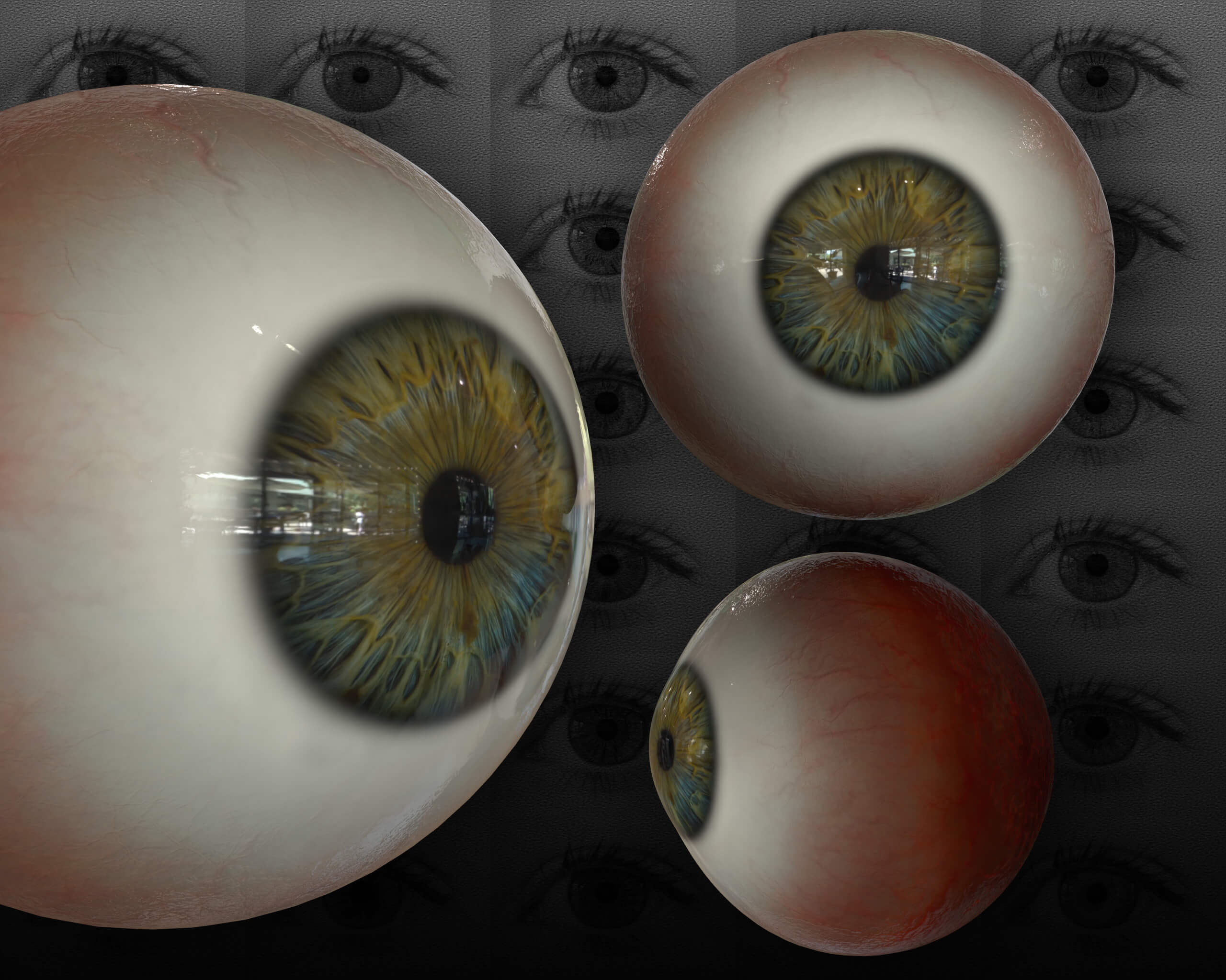 Eye See You - Vol 01 - Refraction 3D Material or Shader by Kallie5103