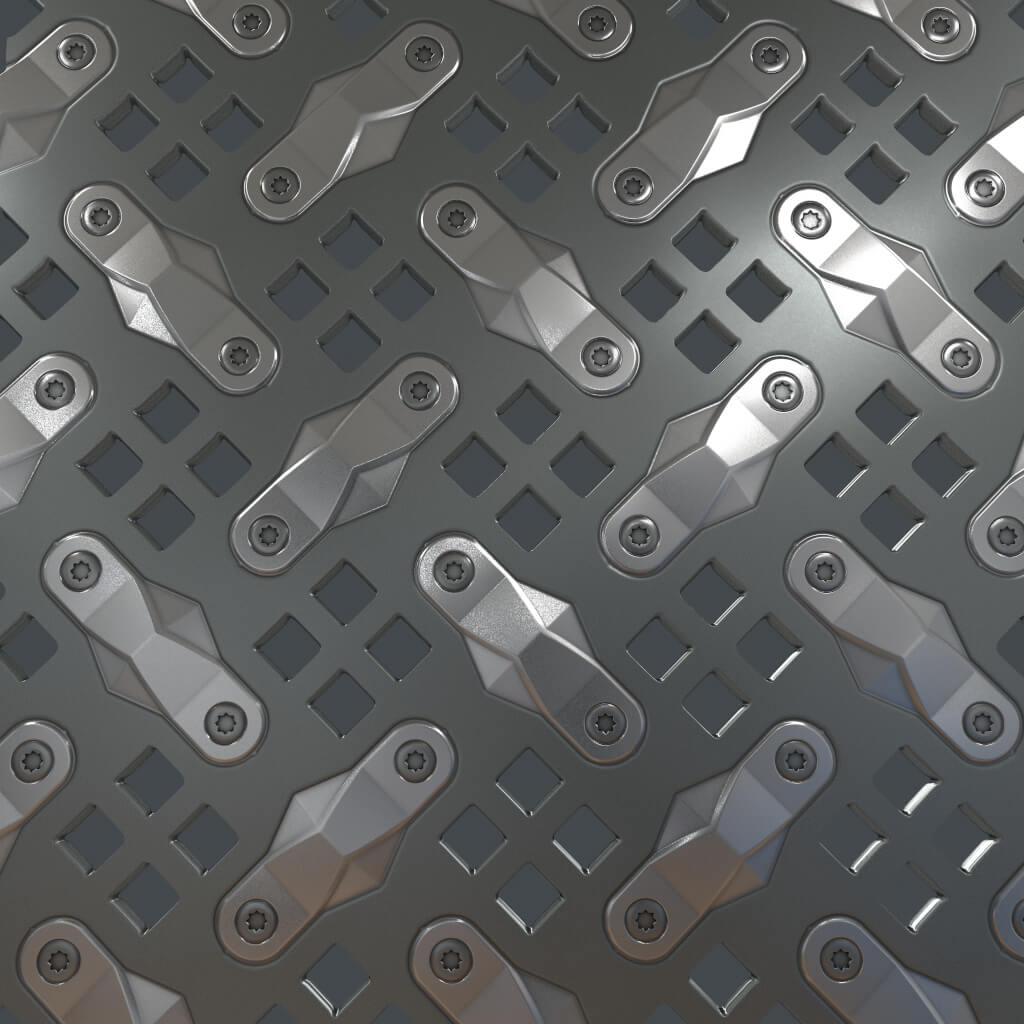 Sci-Fi Grip Plates - .Sbs, .Sbsar and Textures 3D Material or Shader by ...