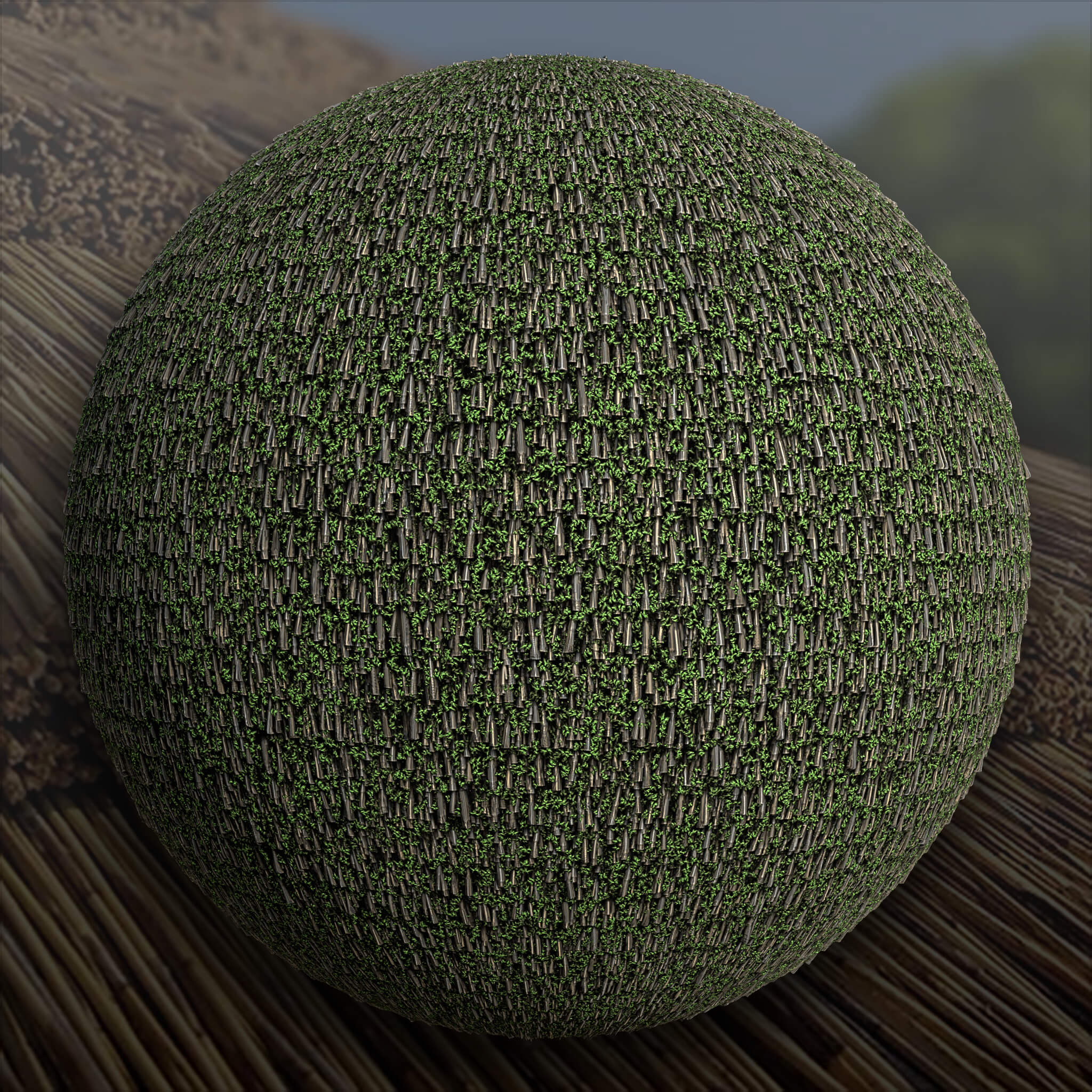 Thatch Roof PBR Textures and Substance - 3D Material or Shader by Kallie5103