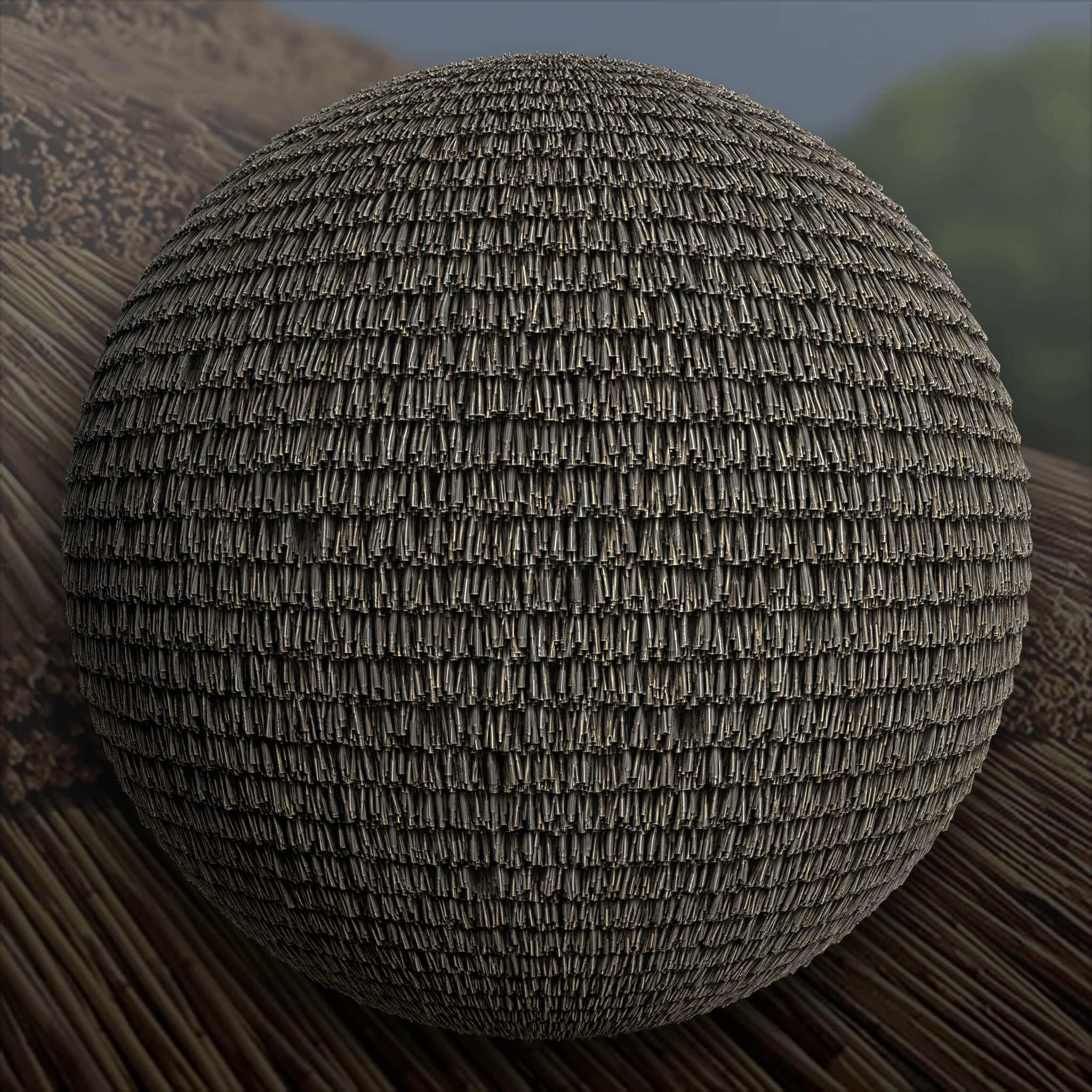 Thatch Roof PBR Textures and Substance - 3D Material or Shader by Kallie5103