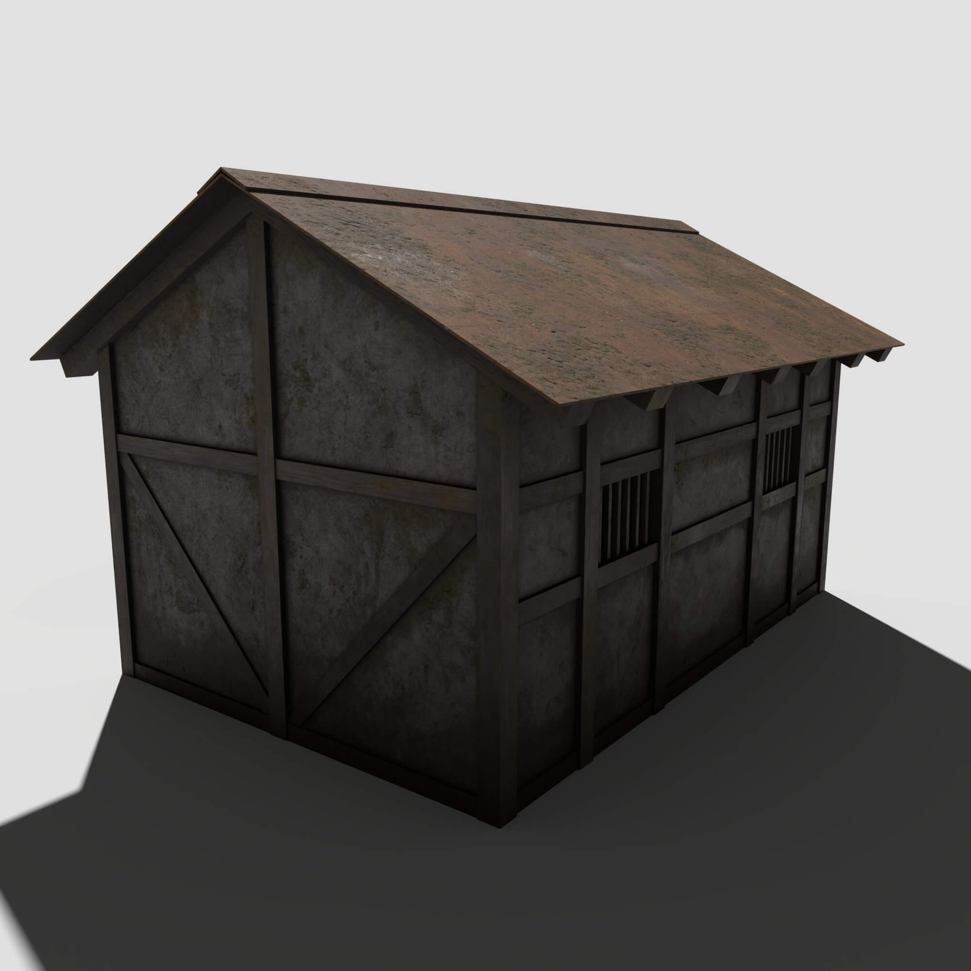 Barn - 3D Model by kambur