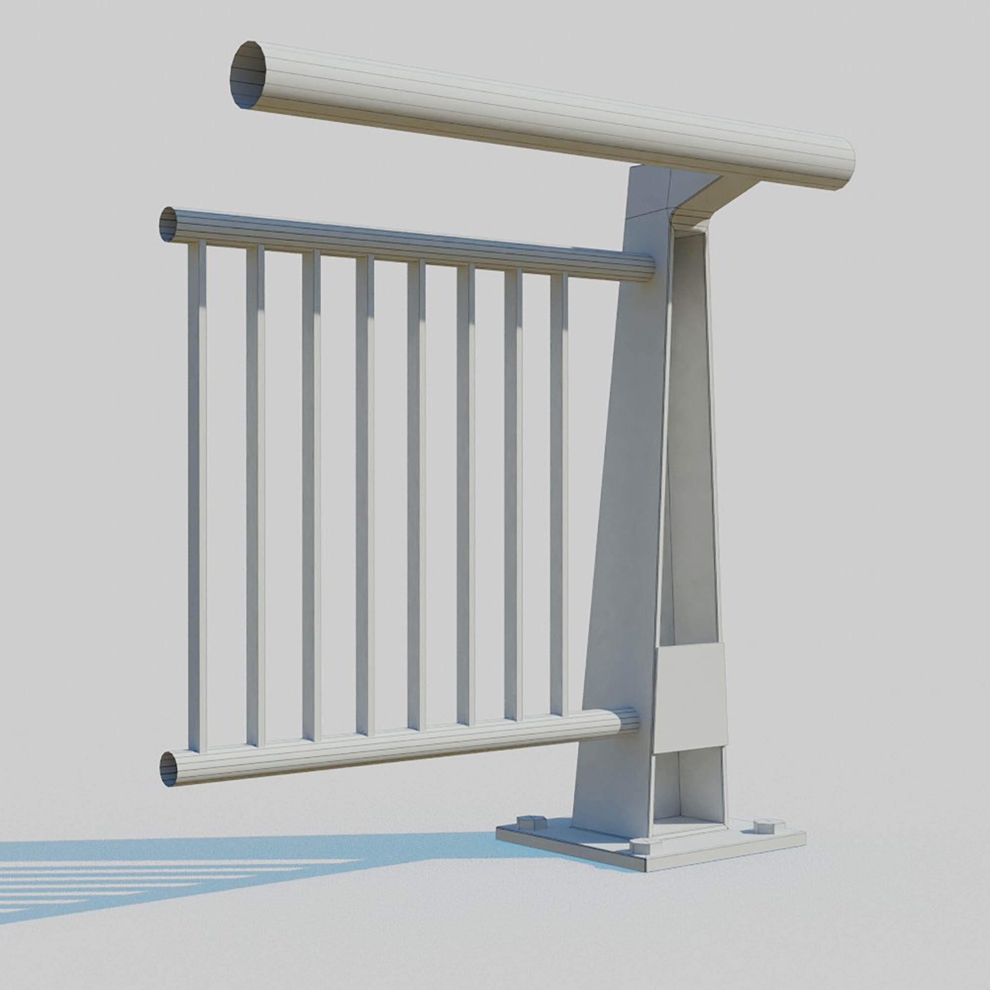 Bridge Barrier - 3D Model by kambur