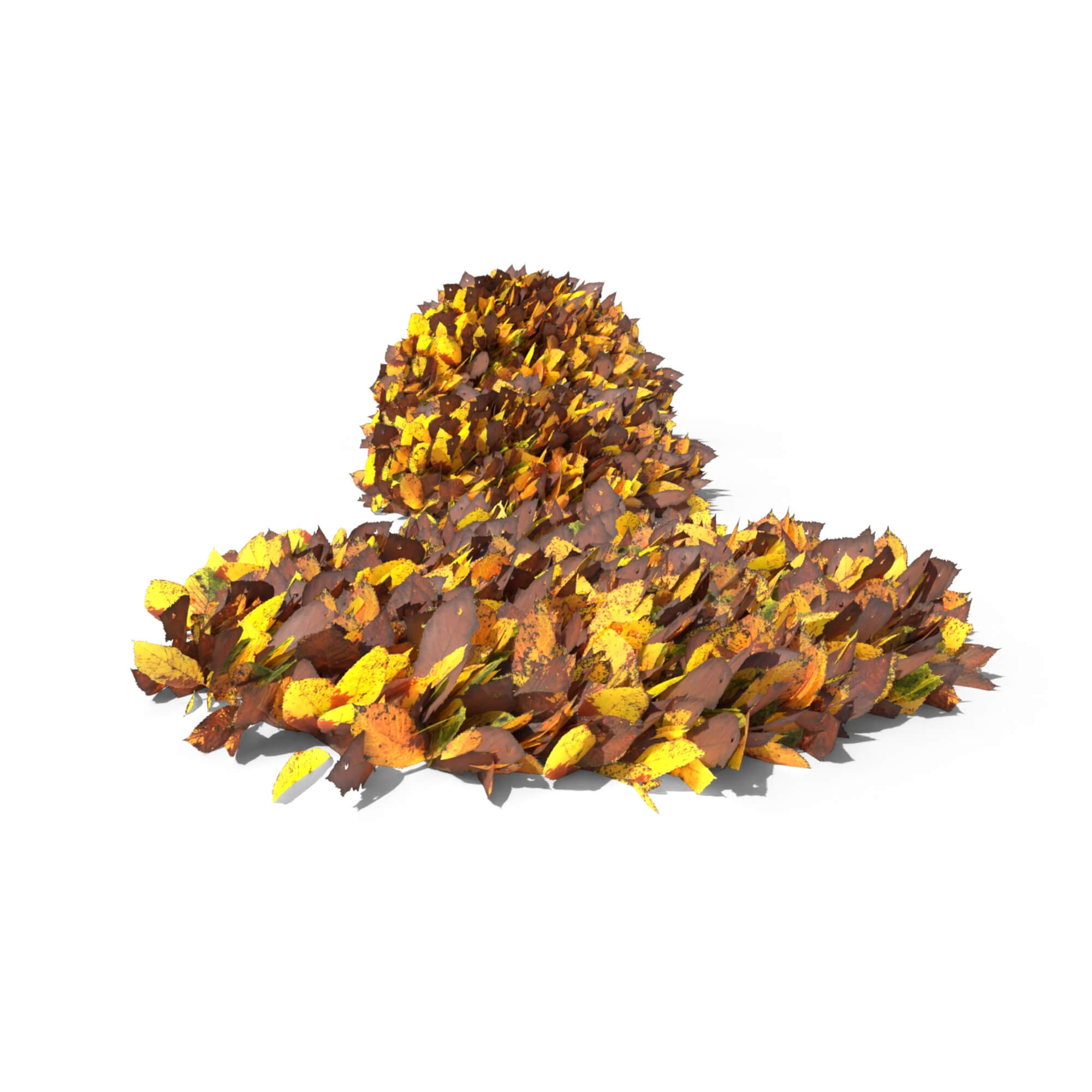 Cherry Leaf Pile - 3D Model by kambur