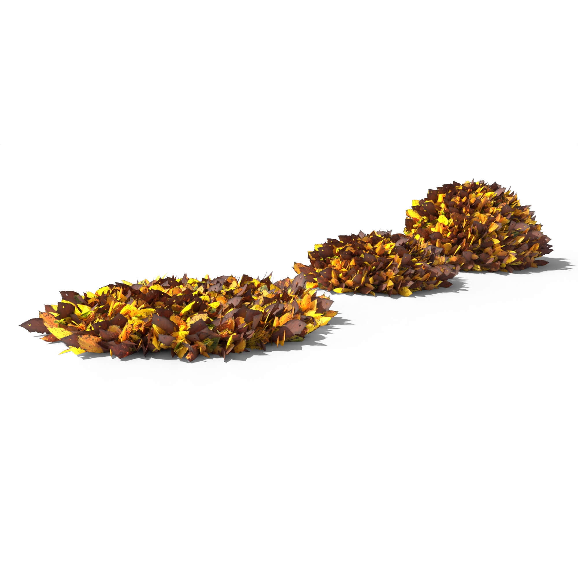 Cherry Leaf Pile - 3D Model by kambur