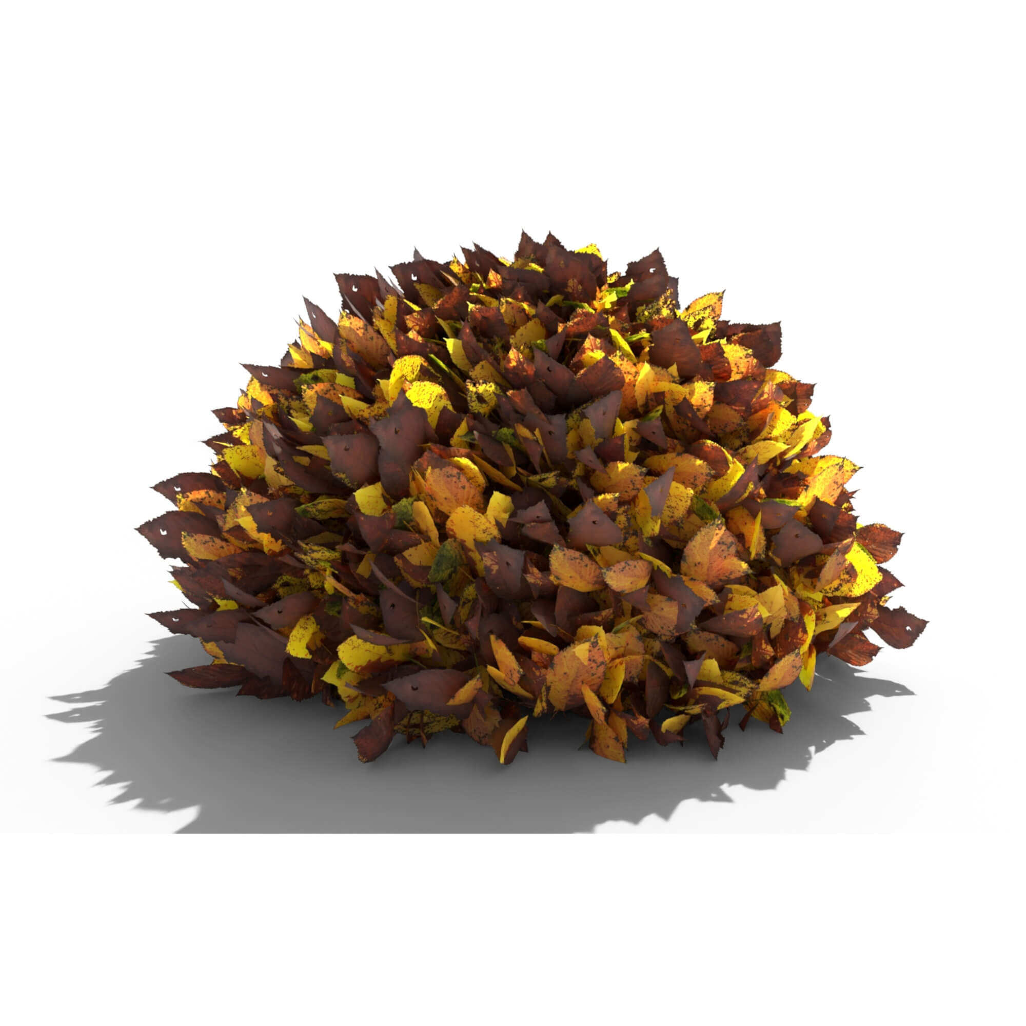 Cherry Leaf Pile - 3D Model by kambur