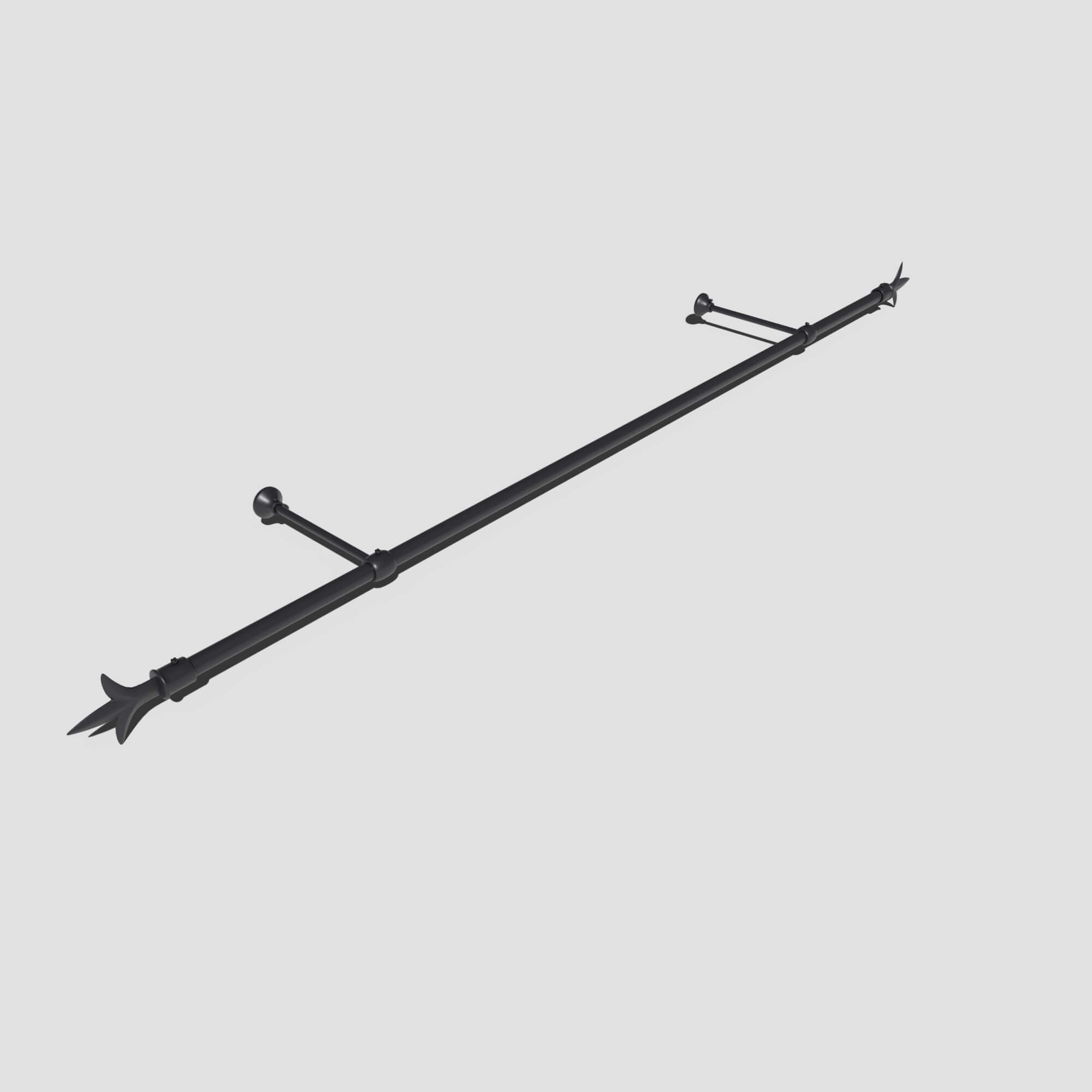 Curtain Rod - 3D Model by kambur