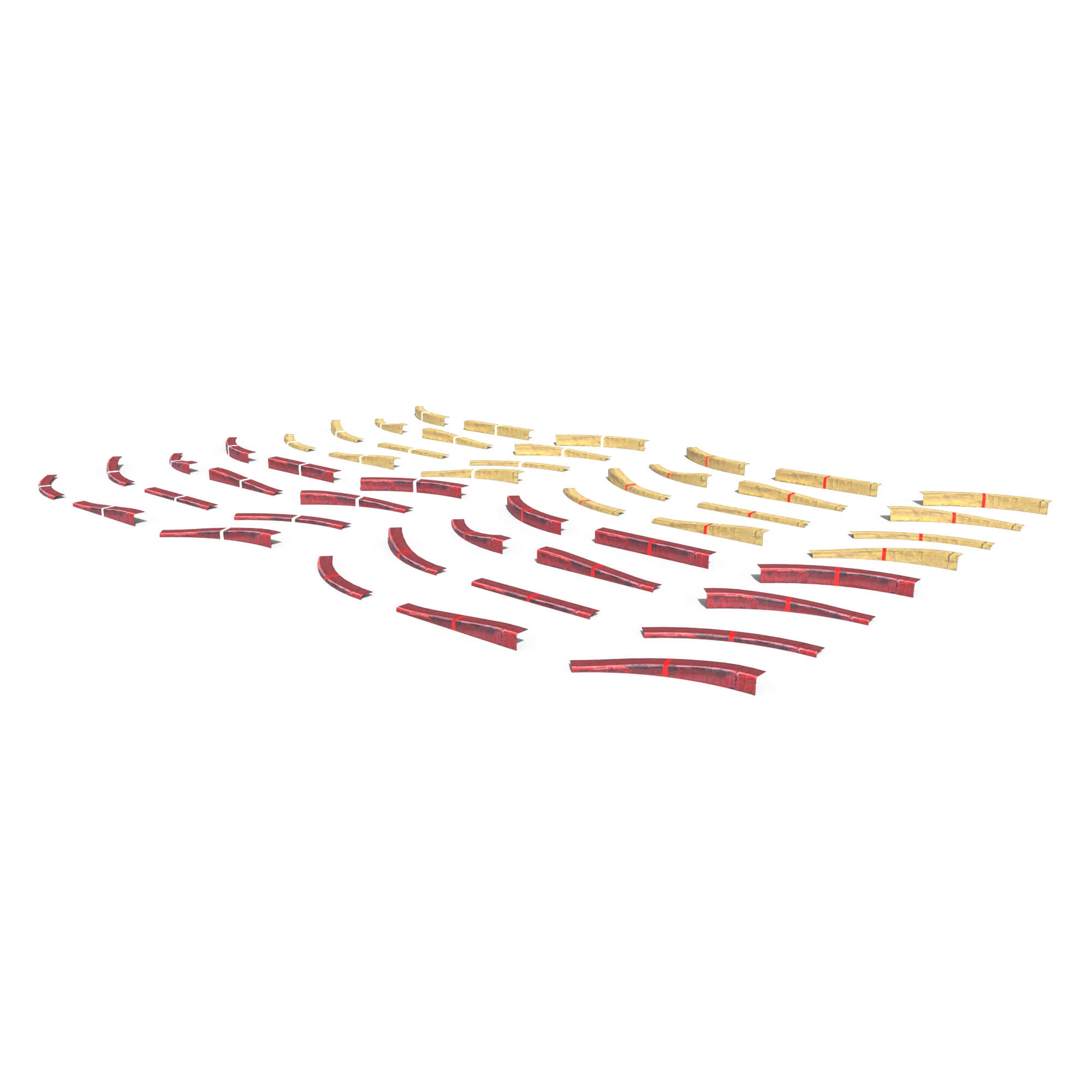 Cyberpunk Curb Pack - 3D Model by kambur