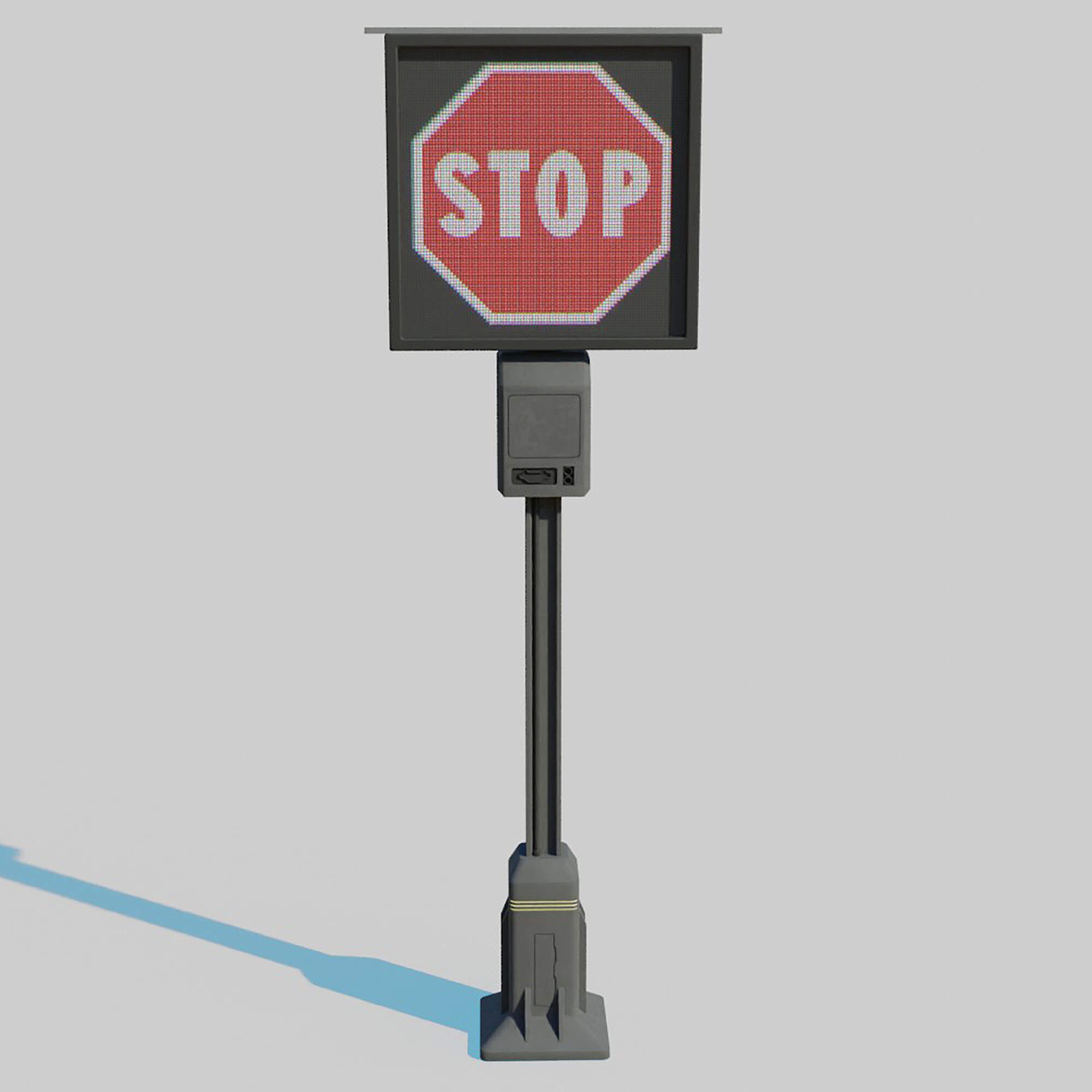 Cyberpunk Street Signs - 3D Model by kambur