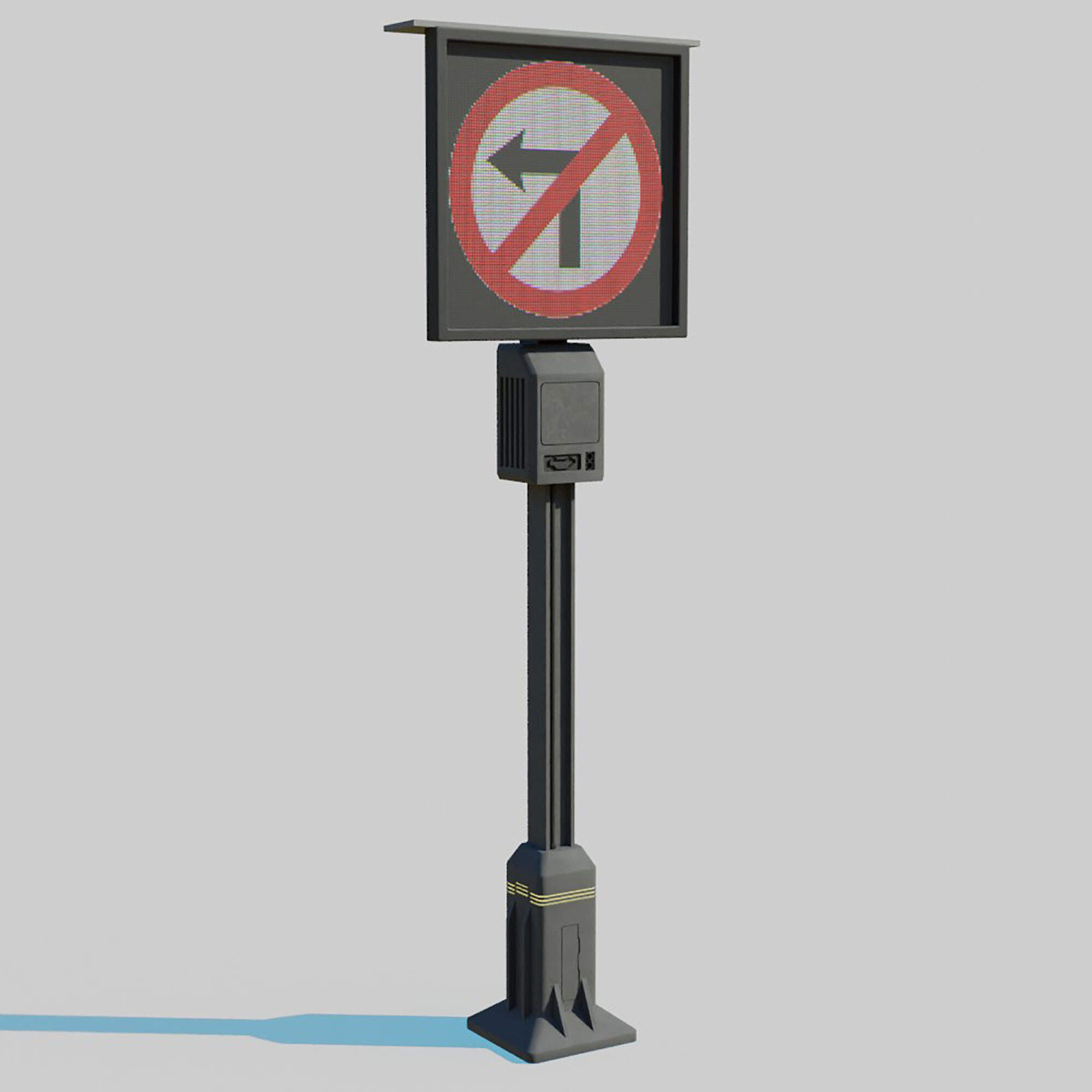 Cyberpunk Street Signs - 3D Model by kambur
