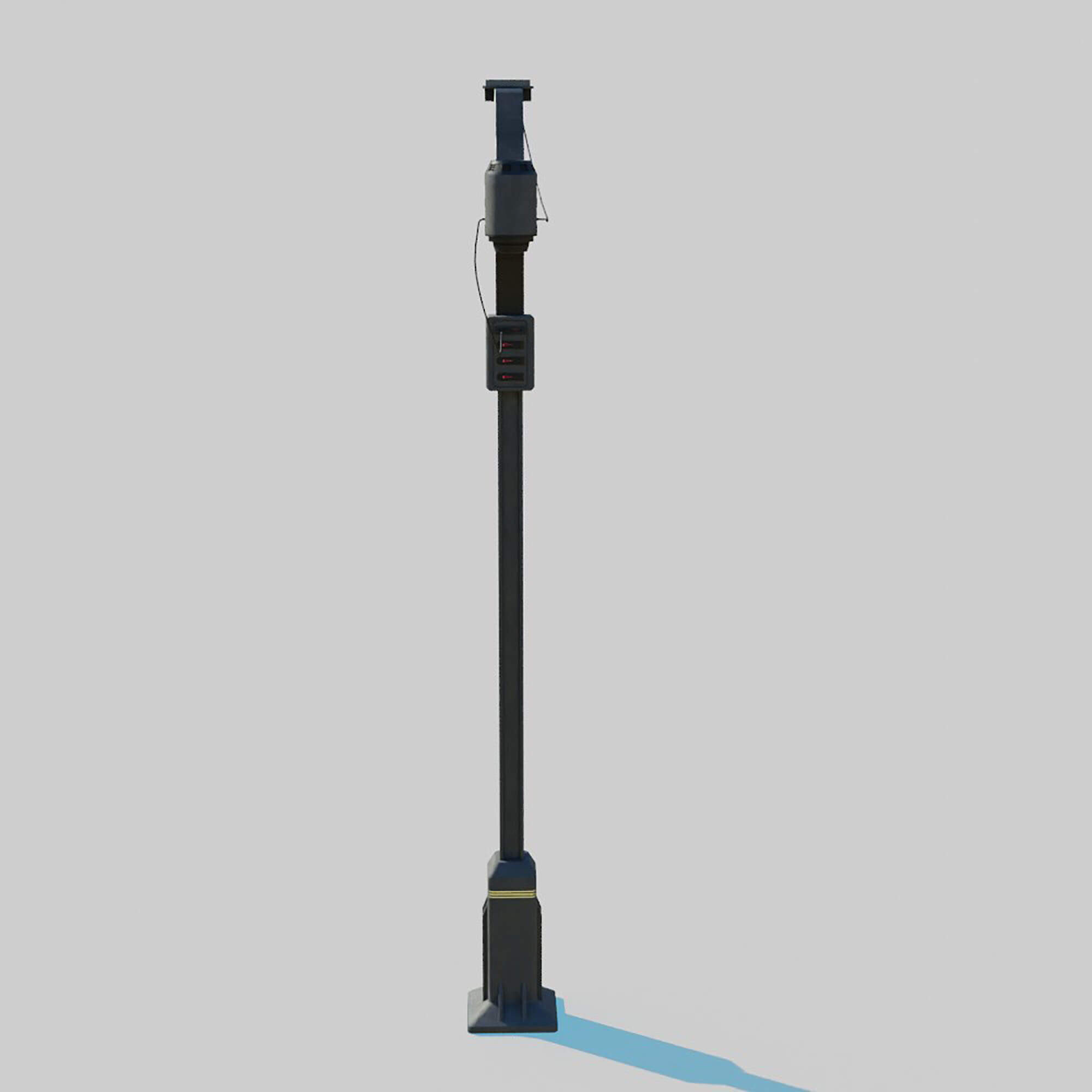 Cyberpunk Street Lamp - 3D Model by kambur