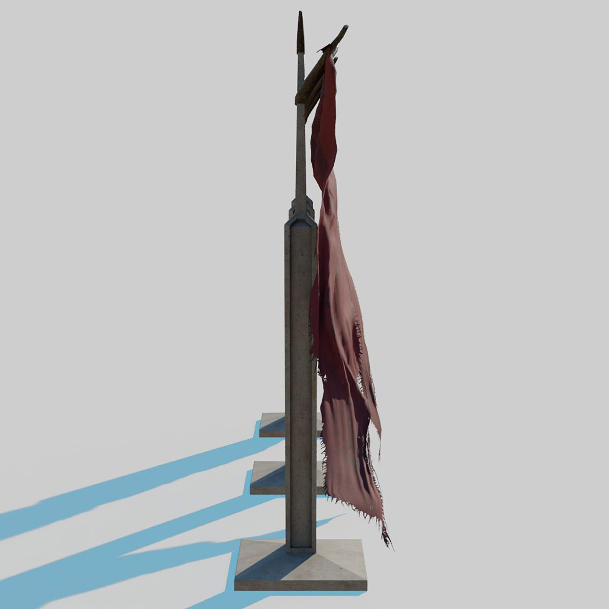 Dark Fantasy Banner - 3D Model by kambur