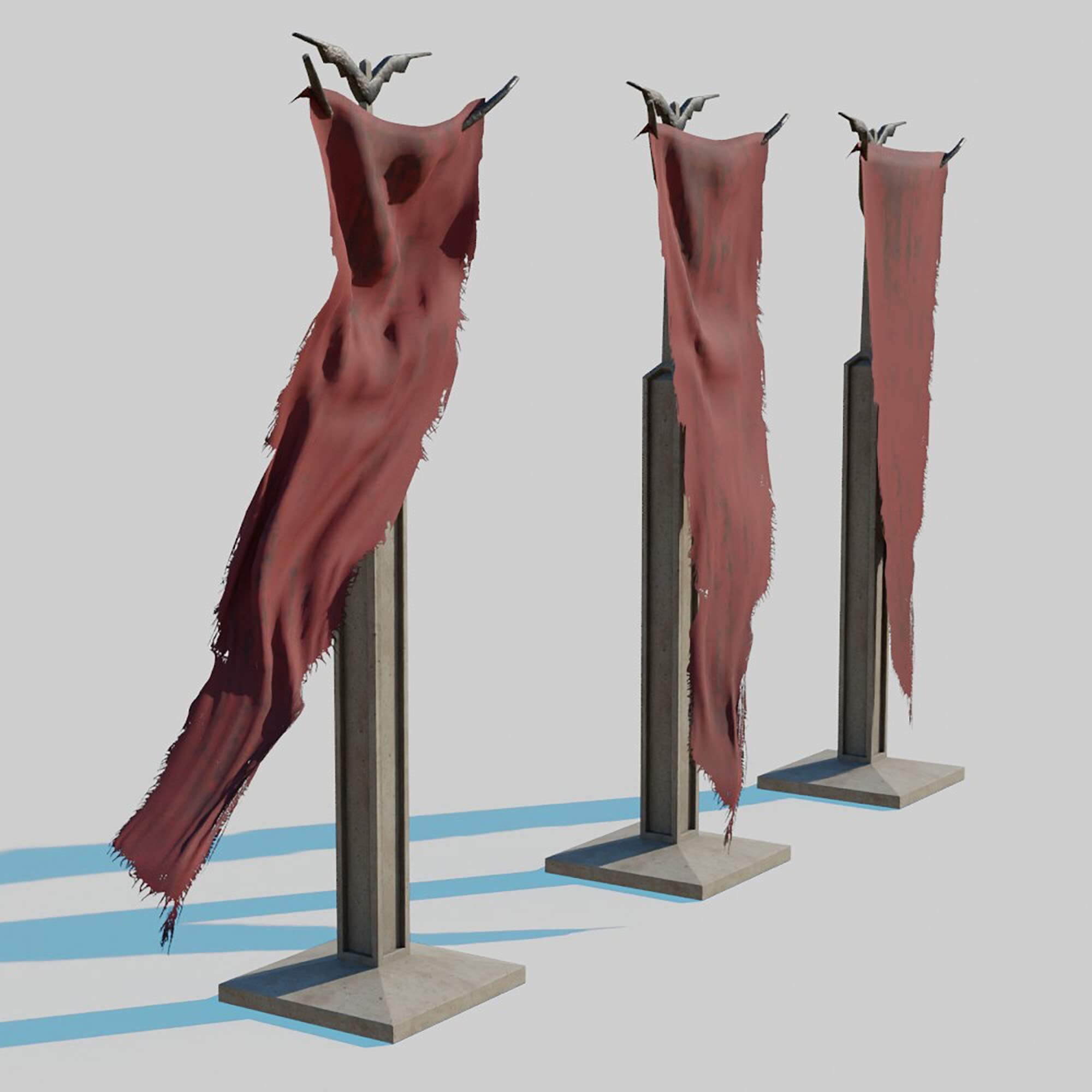 Dark Fantasy Banner - 3D Model by kambur