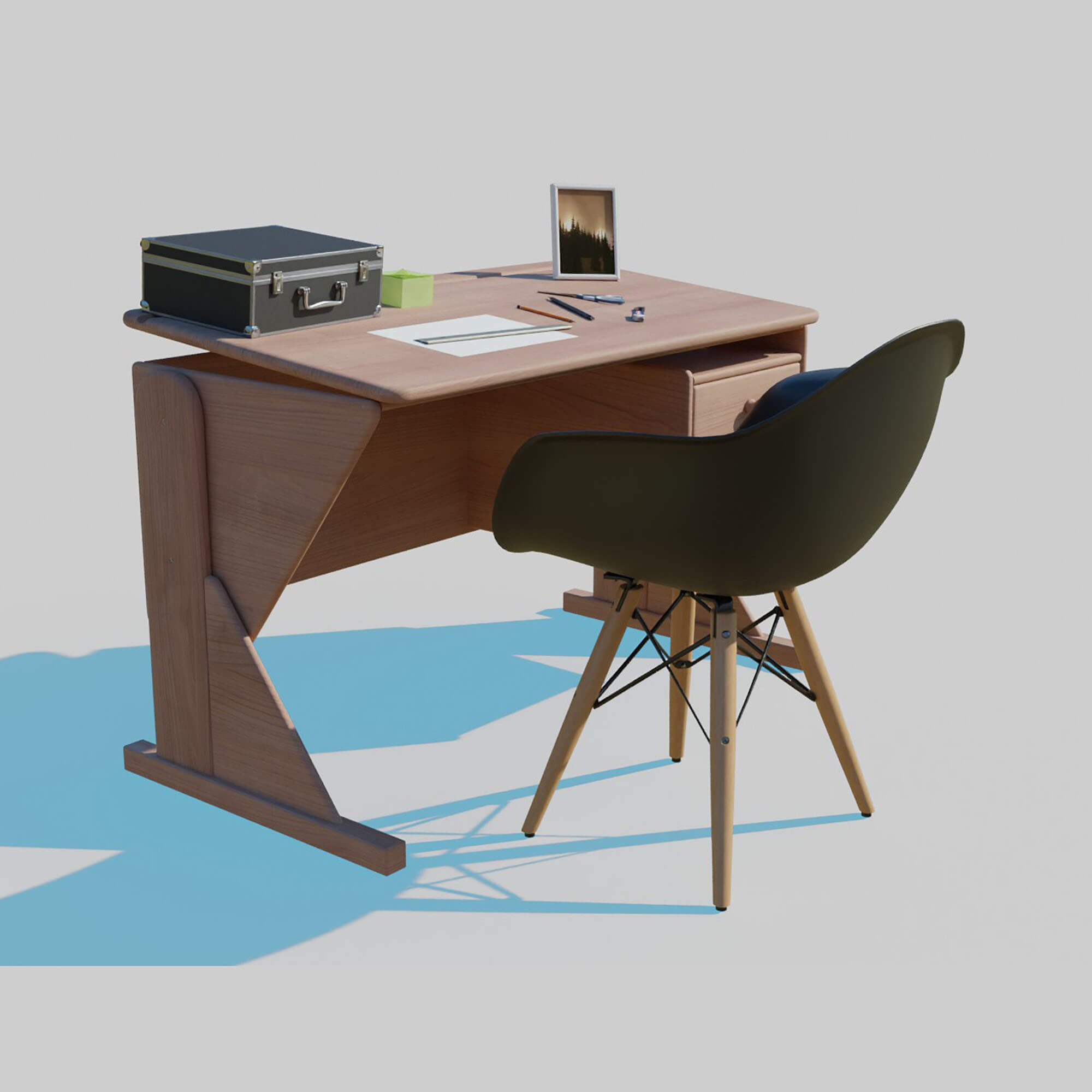 Drawing Workstation - 3D Model by kambur