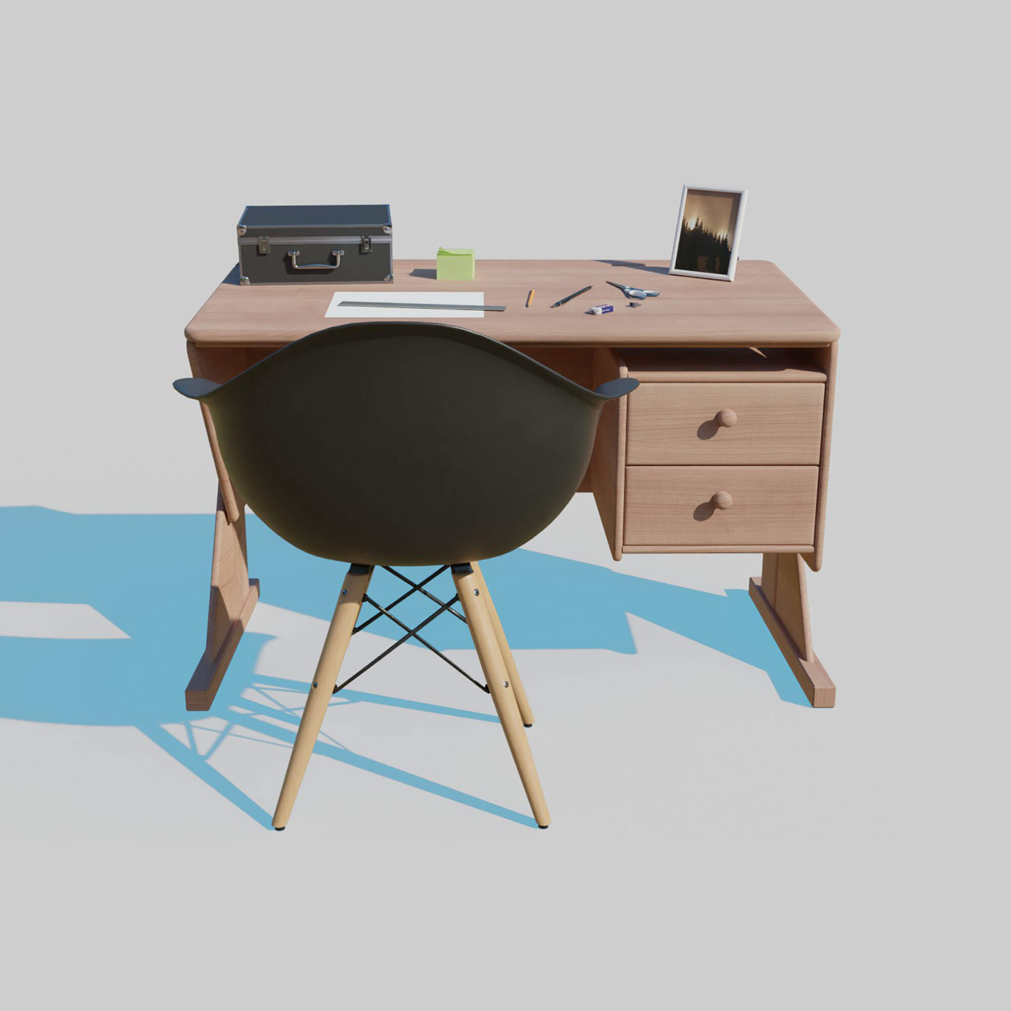 Drawing Workstation - 3D Model by kambur