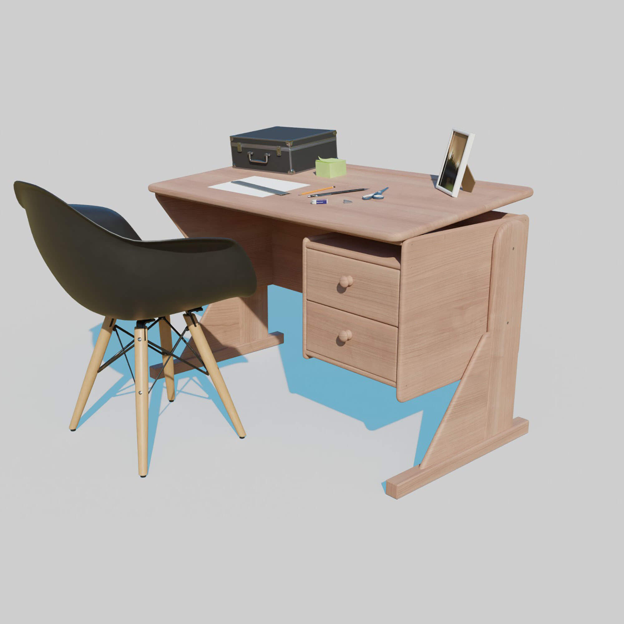 Drawing Workstation - 3D Model by kambur