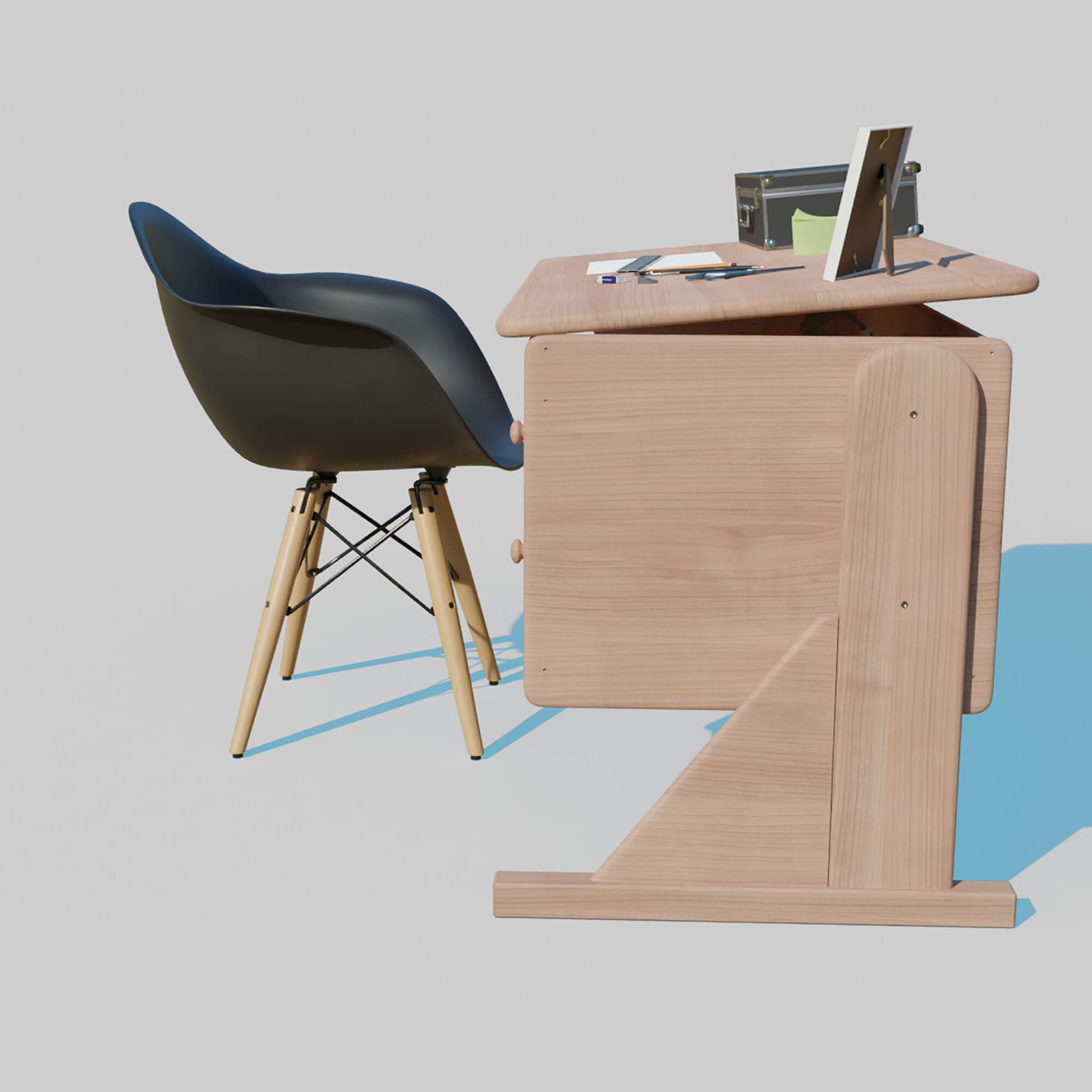 Drawing Workstation - 3D Model by kambur
