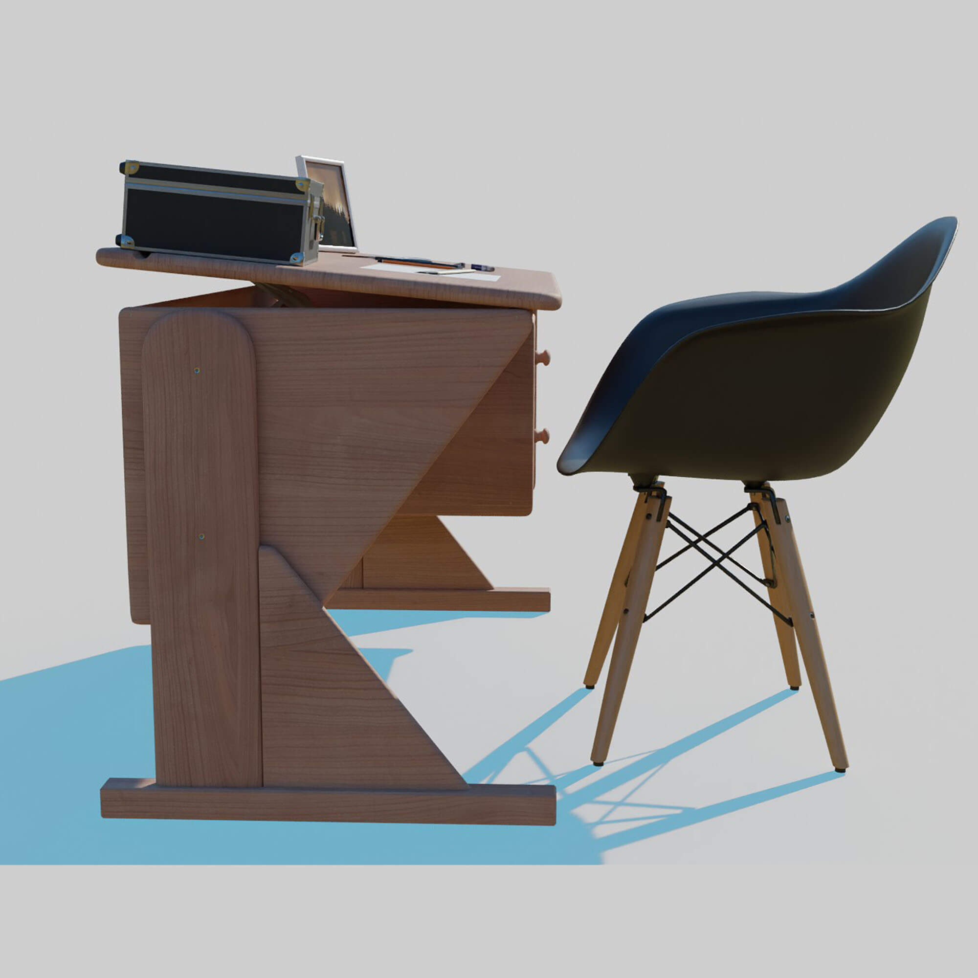 Drawing Workstation - 3D Model by kambur