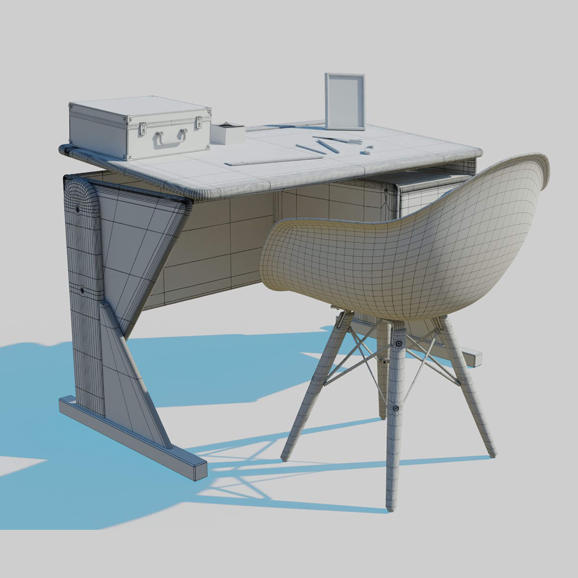 Drawing Workstation - 3D Model by kambur