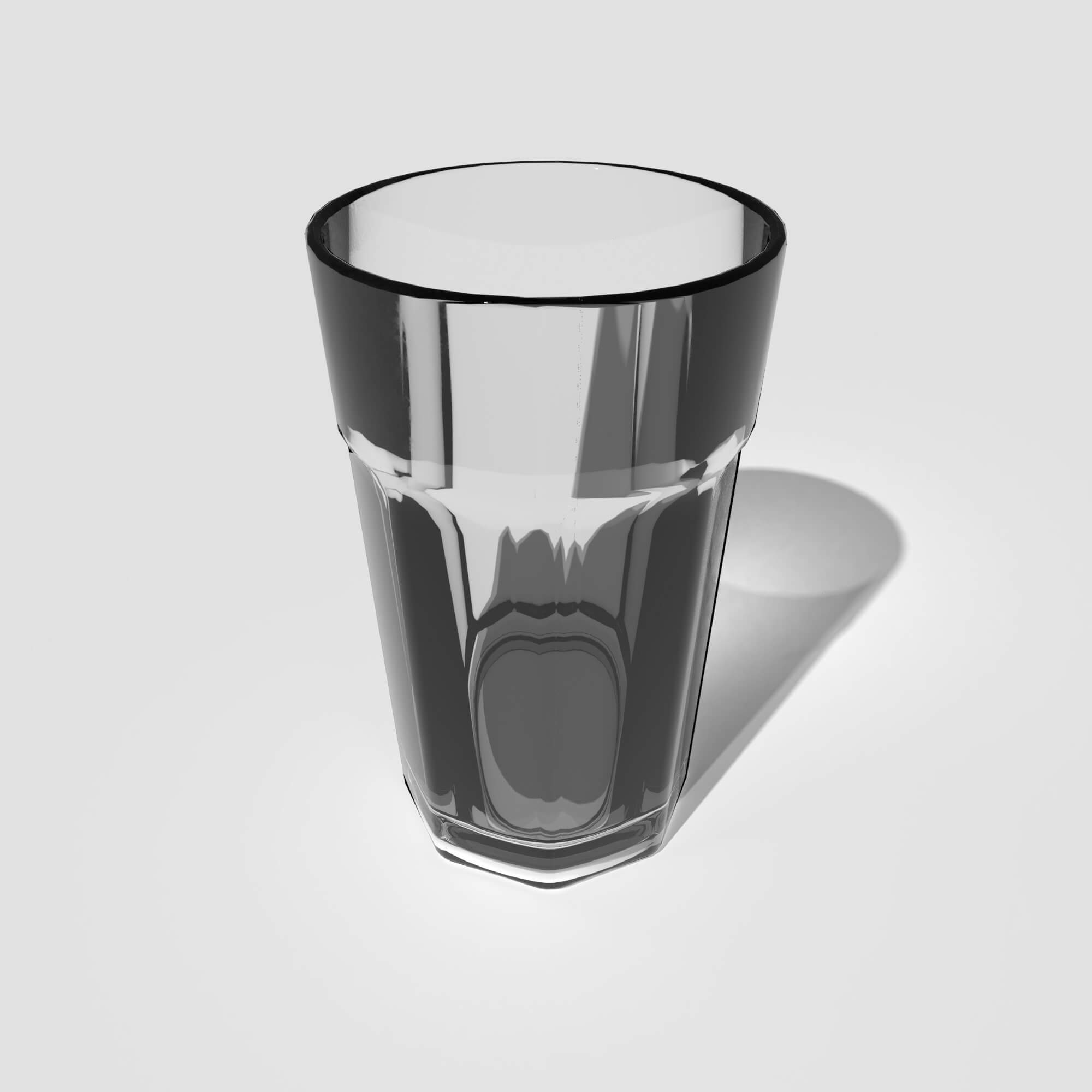 Glass Cup - 3D Model by kambur