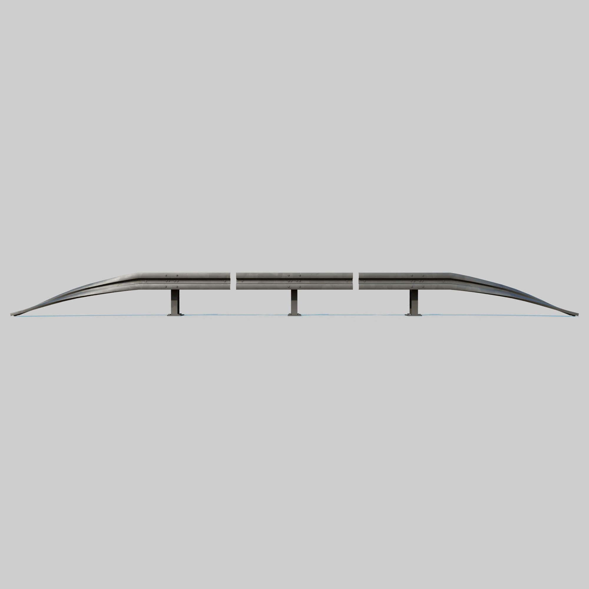Guard Rail - 3D Model by kambur
